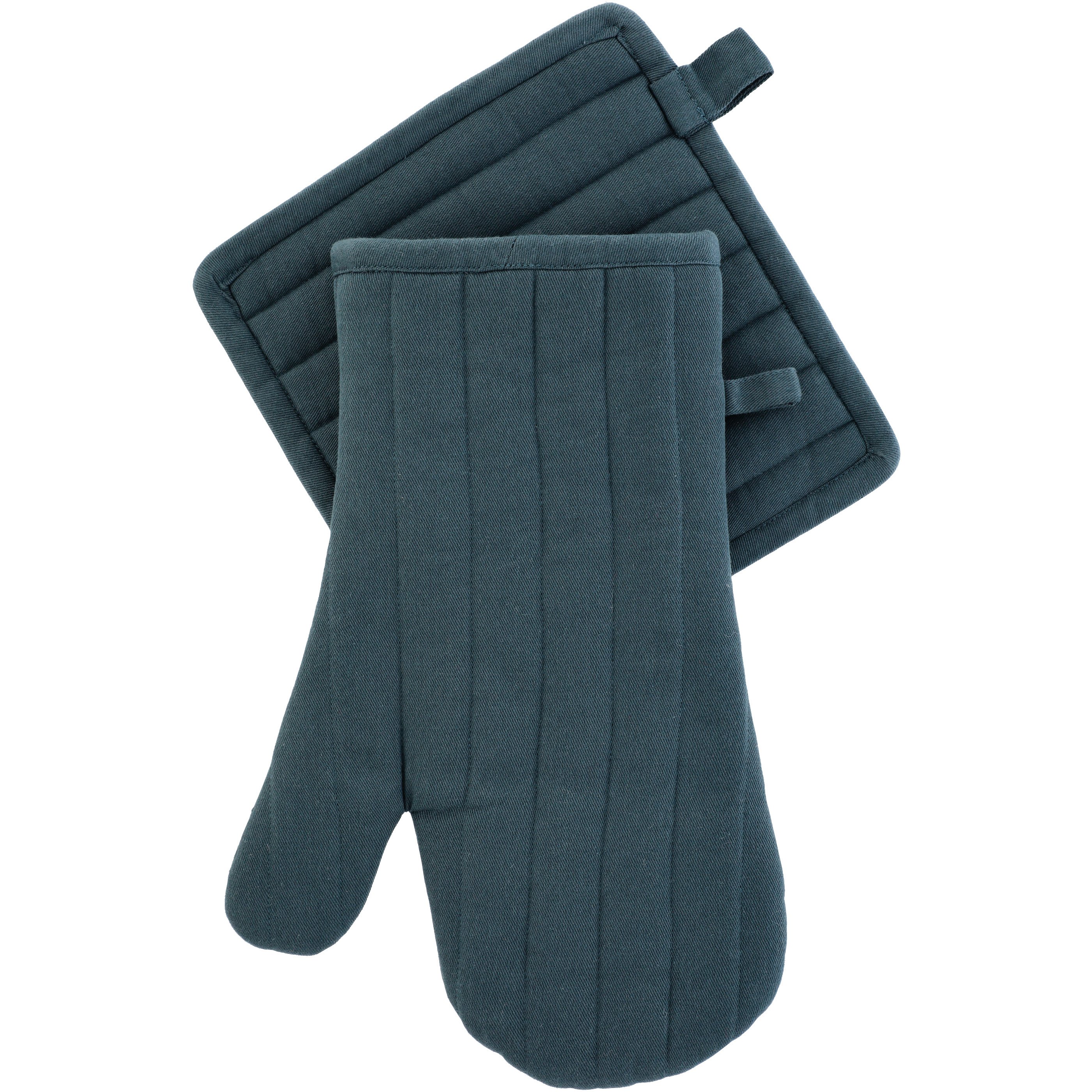 Haven + Key Oven Mitt & Potholder Set – Slate Blue - Shop Kitchen ...