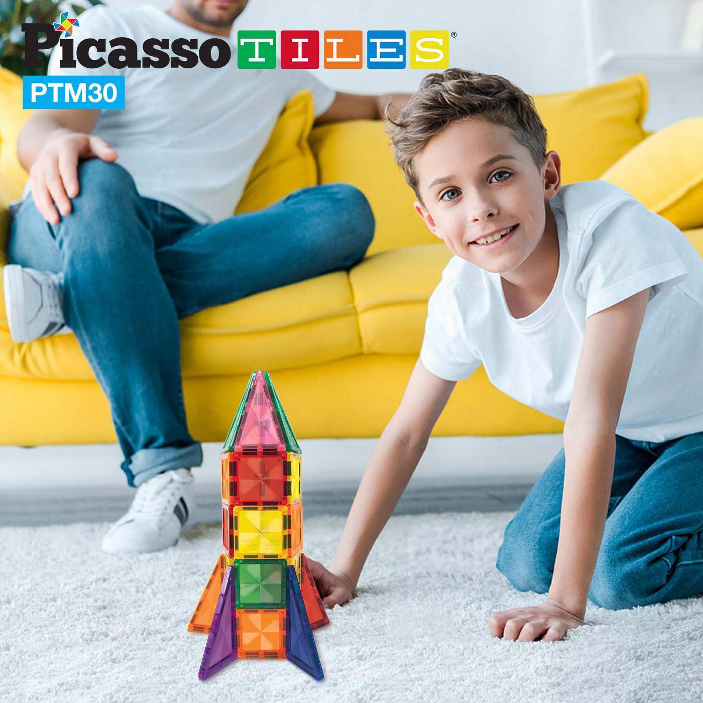 Picasso Tiles Mini Diamond Series Rocket Set - Shop Lego & building ...