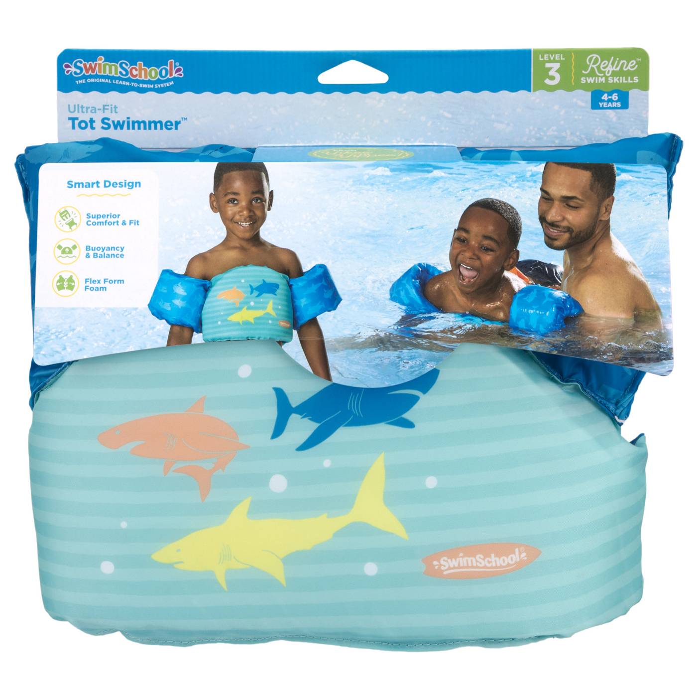 Swim School Ultra-Fit Tot Swimmer - Blue - Shop Floats at H-E-B