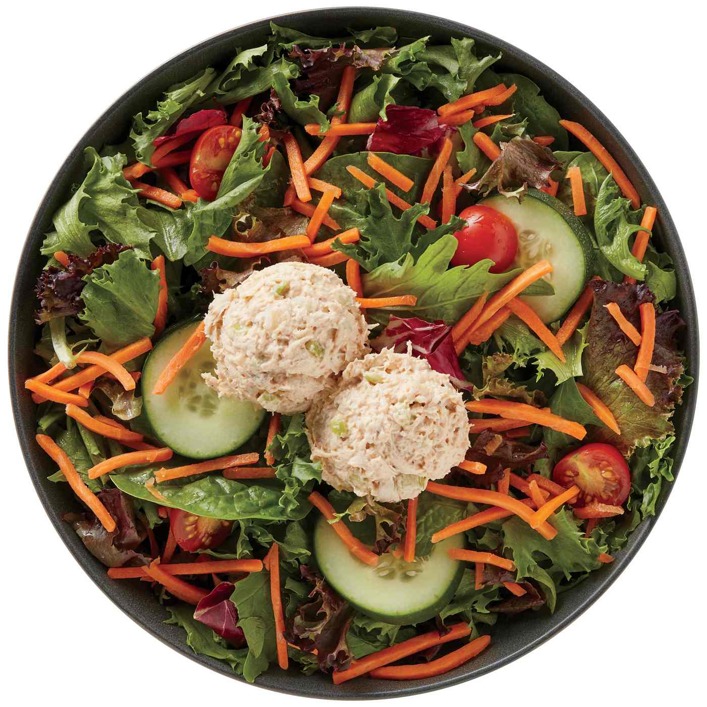 Meal Simple by H-E-B Garden Entrée Salad & Rotisserie Chicken Salad ...