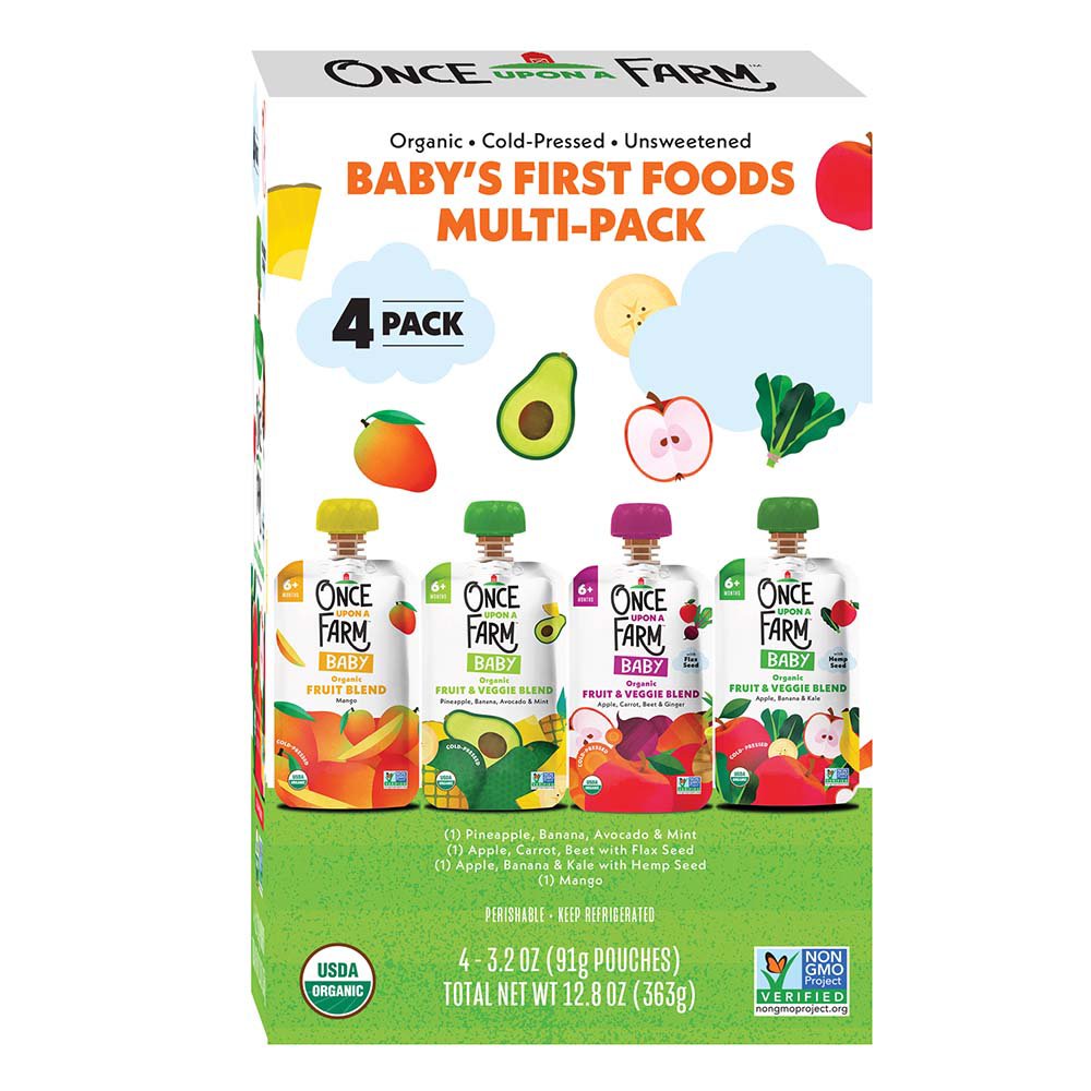 Once Upon a Farm Baby's First Foods Organic Pouches - Multi-Pack - Shop ...