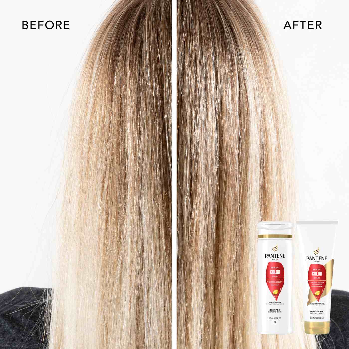 Pantene Pro-V Radiant Color Shine Shampoo + Conditioner - Shop Shampoo ...