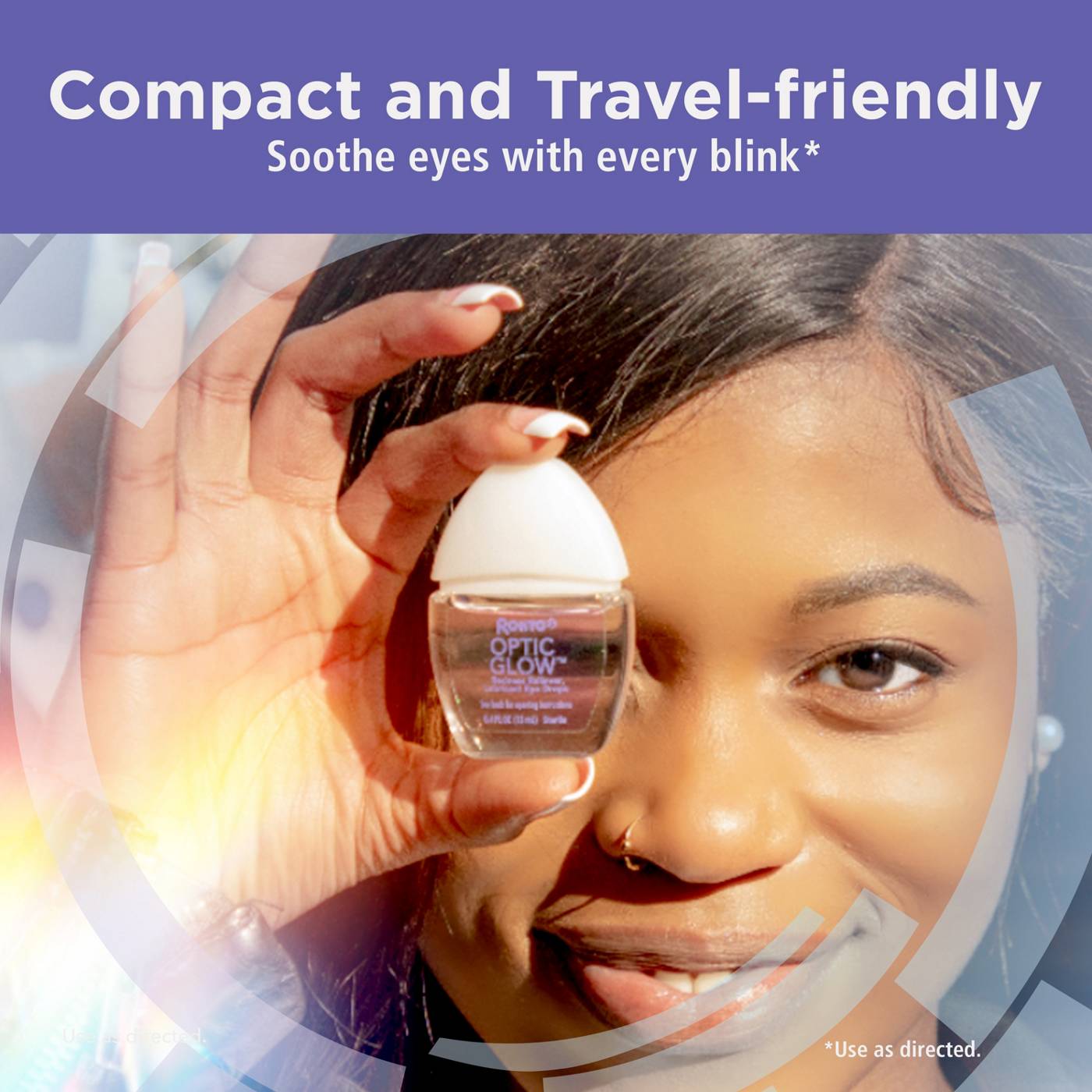 Rohto Optic Glow Lubricant Eye Drops - Shop Eye drops & lubricants at H-E-B