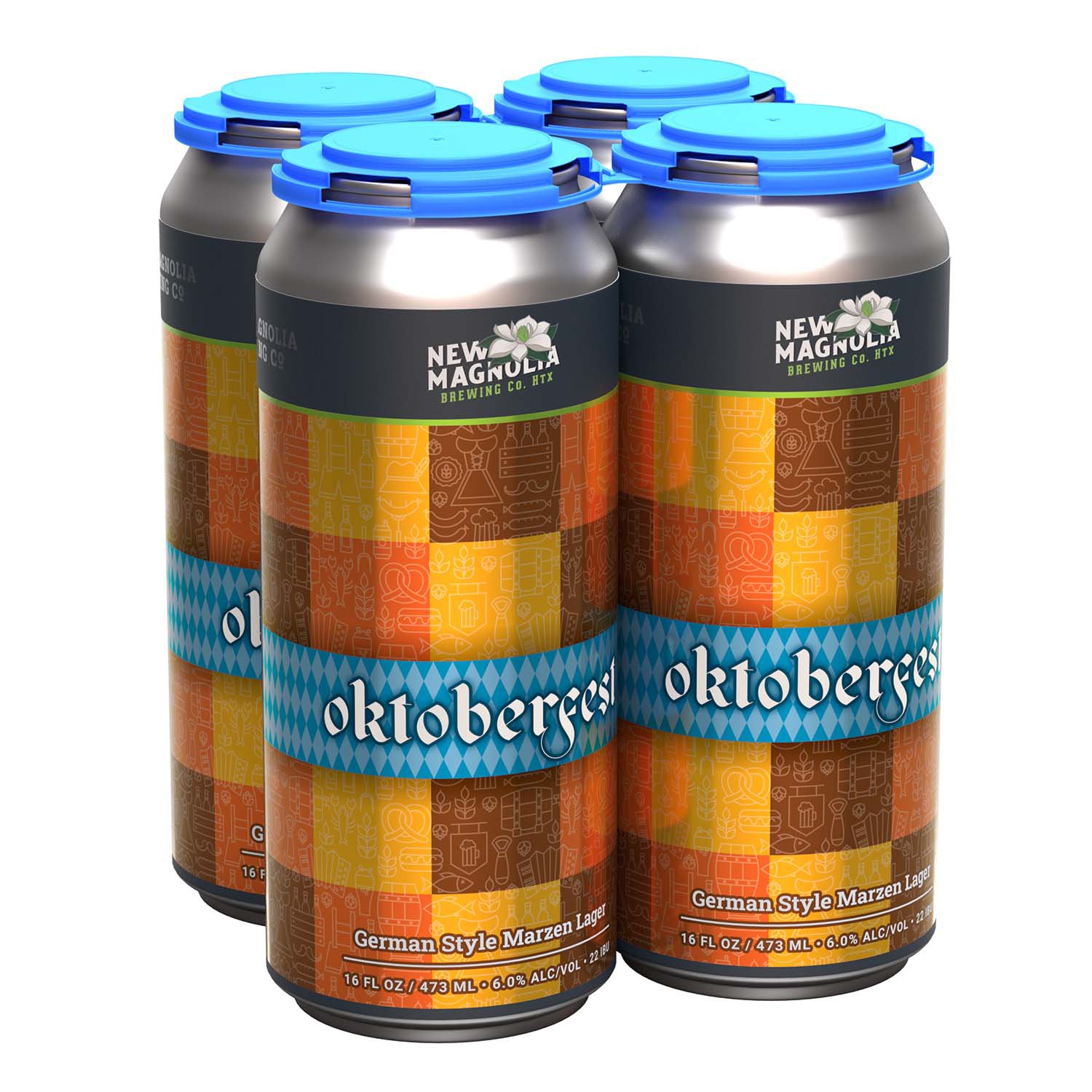 New Magnolia Brewing Co Oktoberfest German Style Marzen Lager 16 oz ...