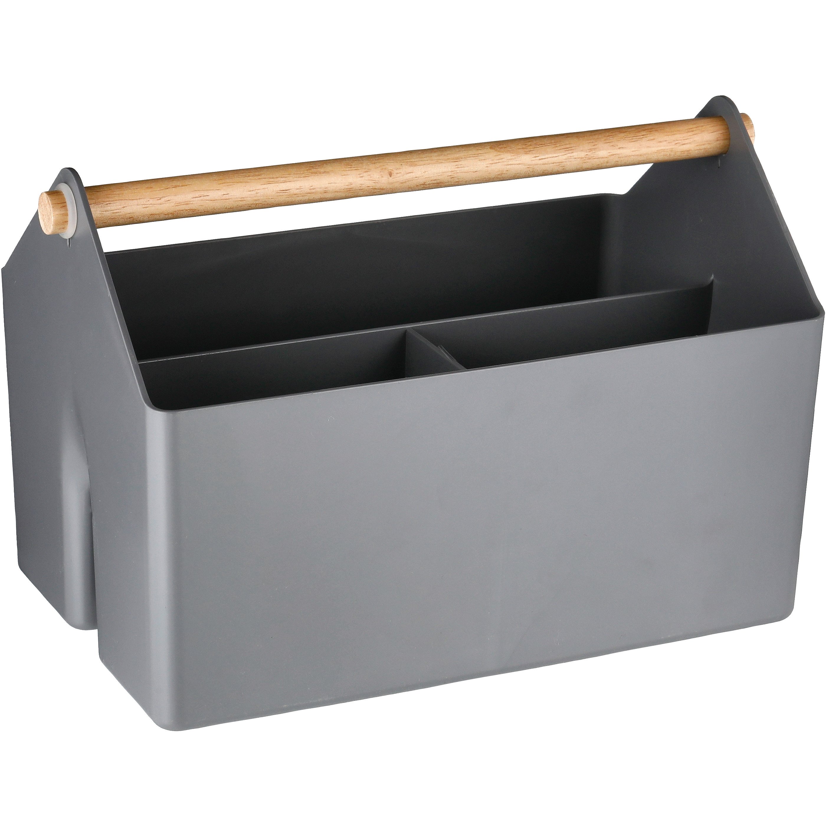 Litem Gray Portable Long Handle Storage Caddy - Shop Storage bins at H-E-B