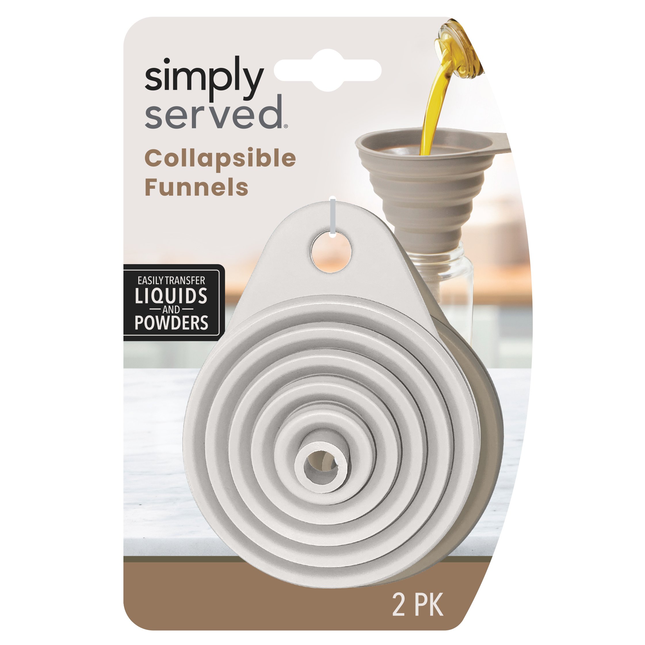 Simply Served Collapsible Funnels - Shop Utensils & gadgets at H-E-B