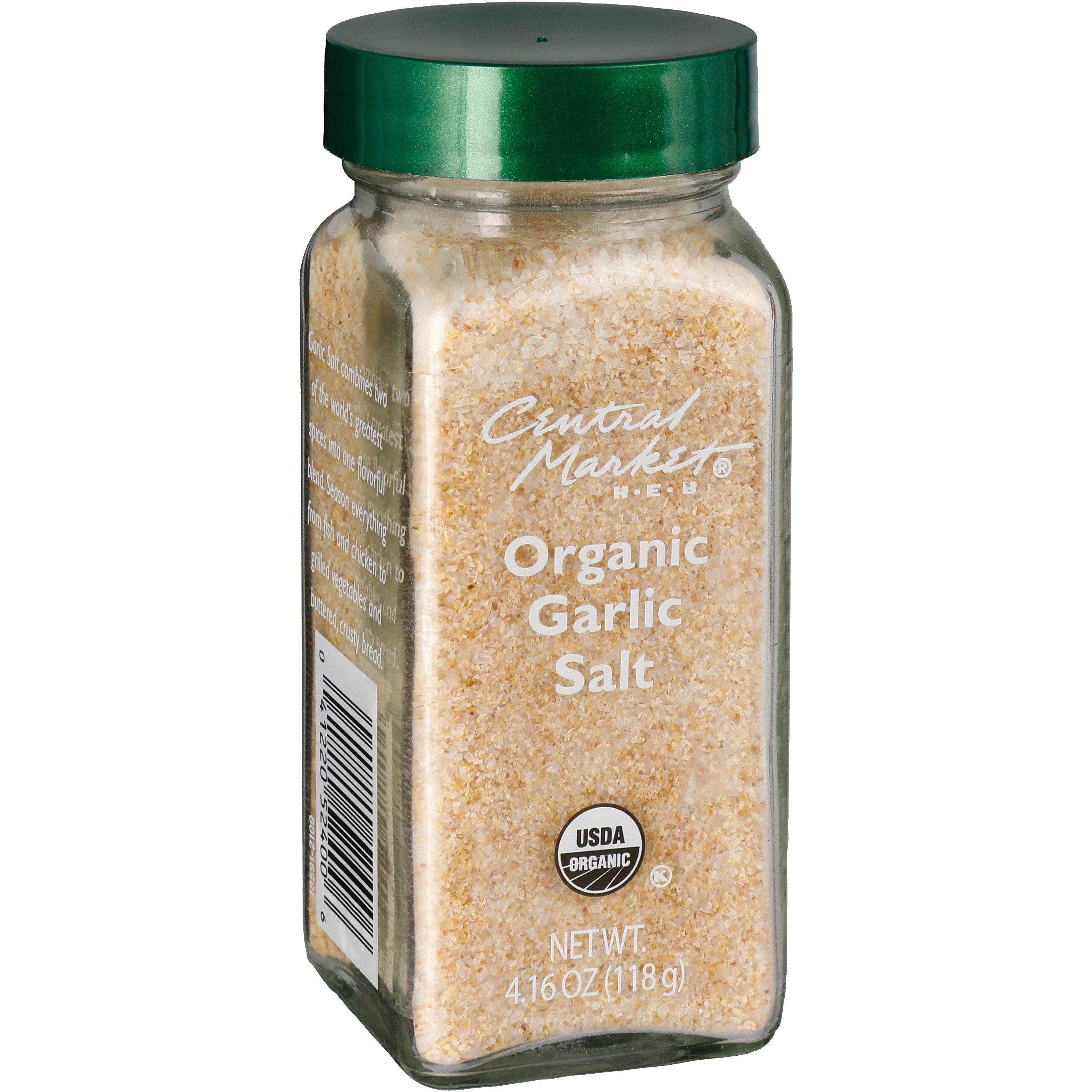 Central Market Organic Garlic Salt - Shop Spices & Seasonings at H-E-B