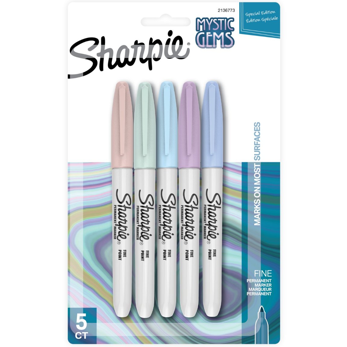 Sharpie Mystic Gems Fine Tip Permanent Markers - Assorted Ink - Shop ...