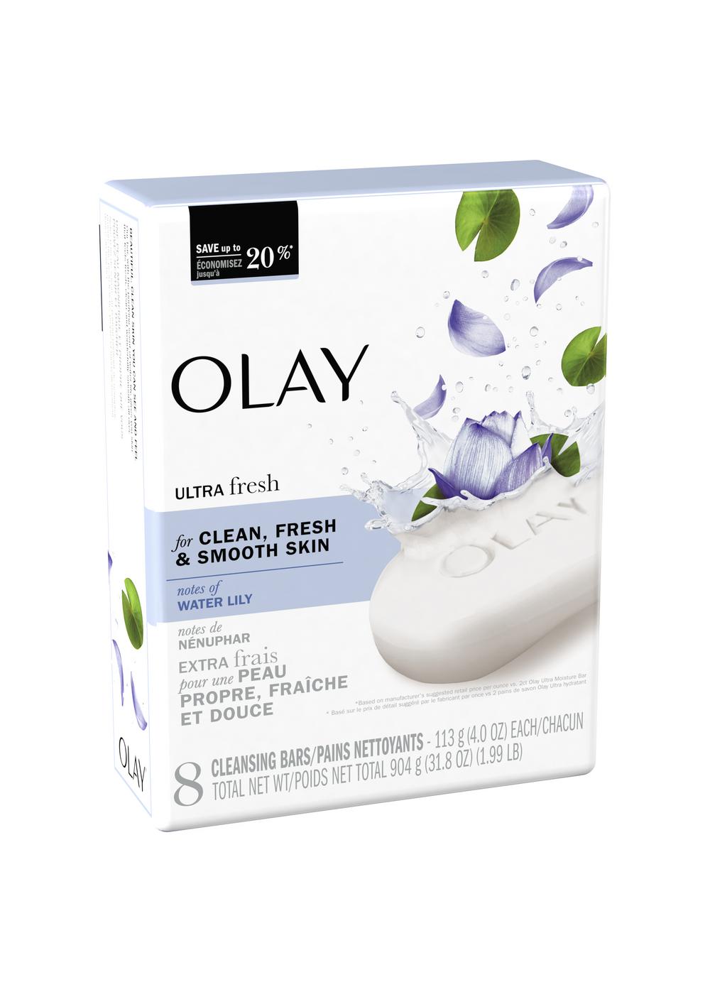 Olay Water Lily Bar Soap - Shop Hand & bar soap at H-E-B