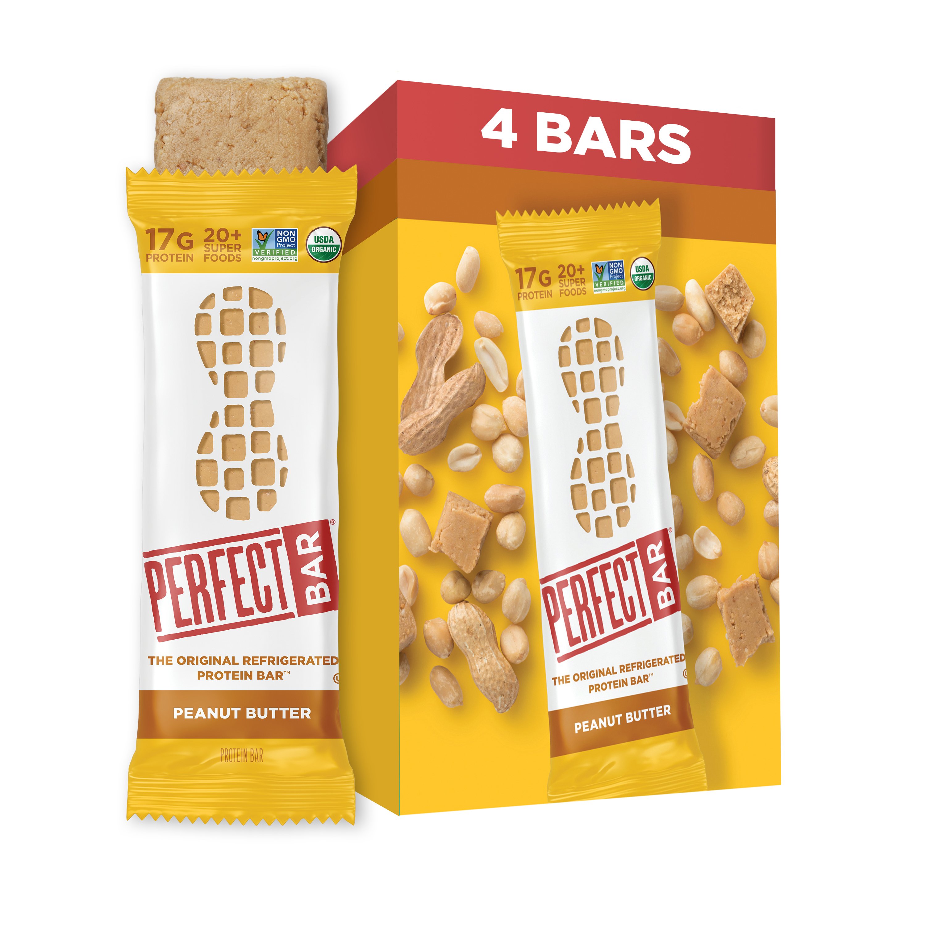 Perfect Bar 17g Protein Bars - Peanut Butter - Shop Granola & snack ...