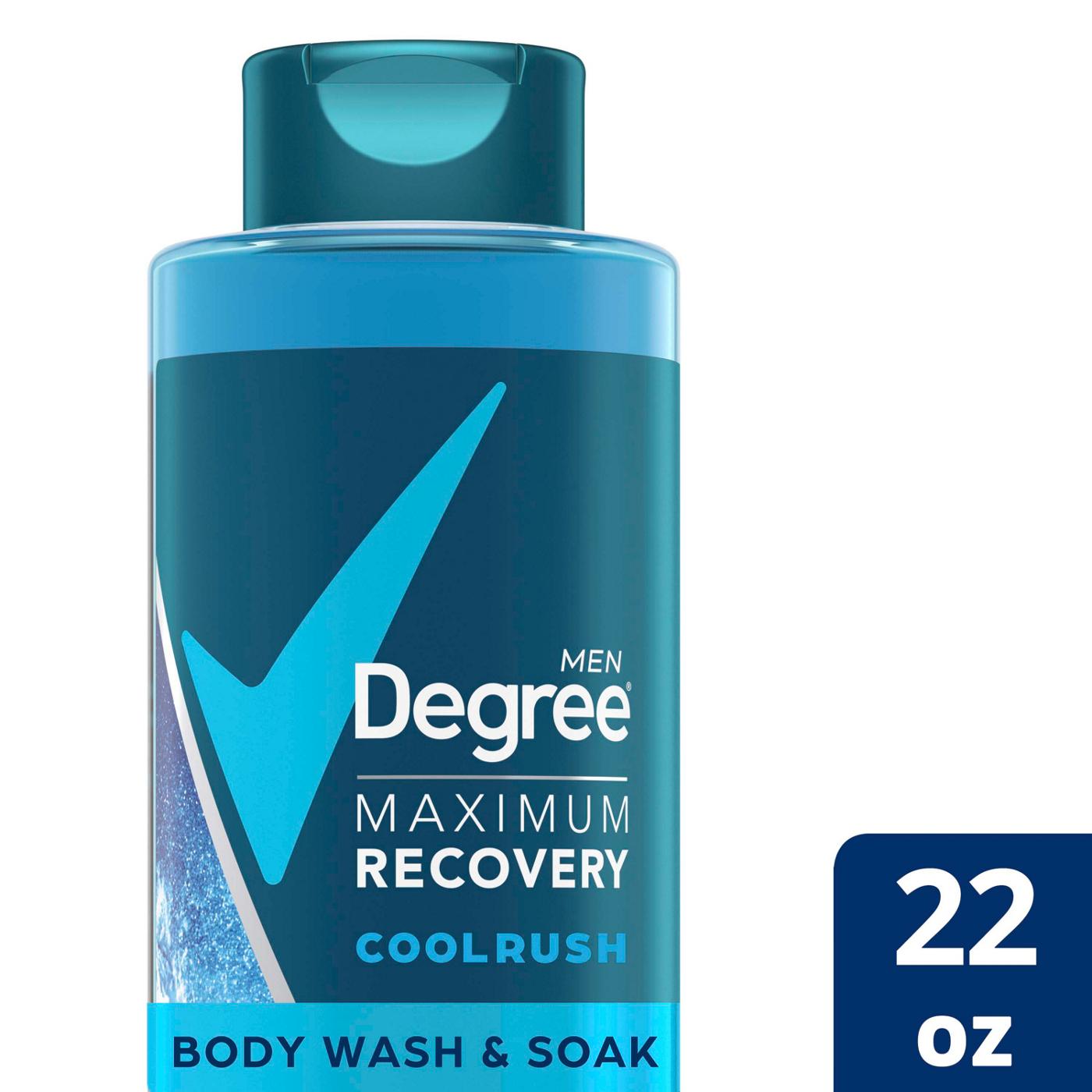 Degree Men Body Wash & Soak - Cool Rush + Epsom Salt + Electrolytes ...