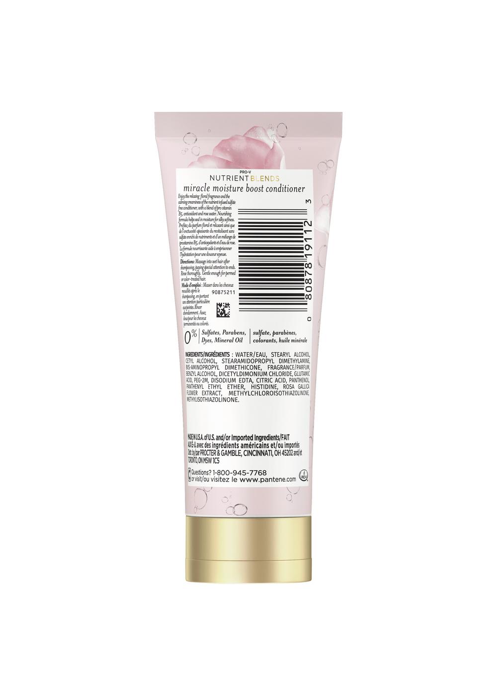 Pantene Pro-V Nutrient Blends Miracle Moisture Boost Conditioner - Shop ...