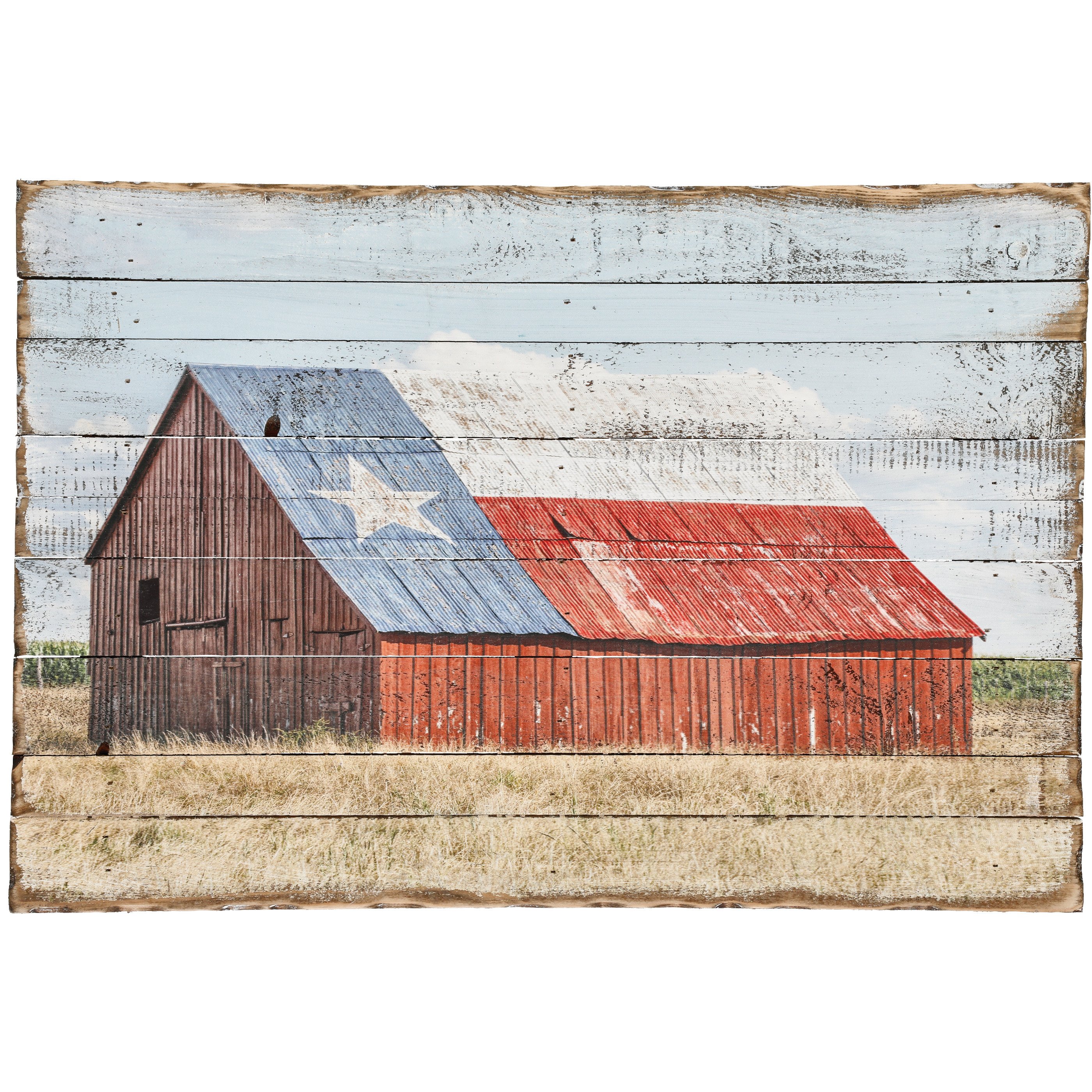 Texas Proud Large Texas Barn Art Wall Decor - Shop Seasonal Decor at H-E-B