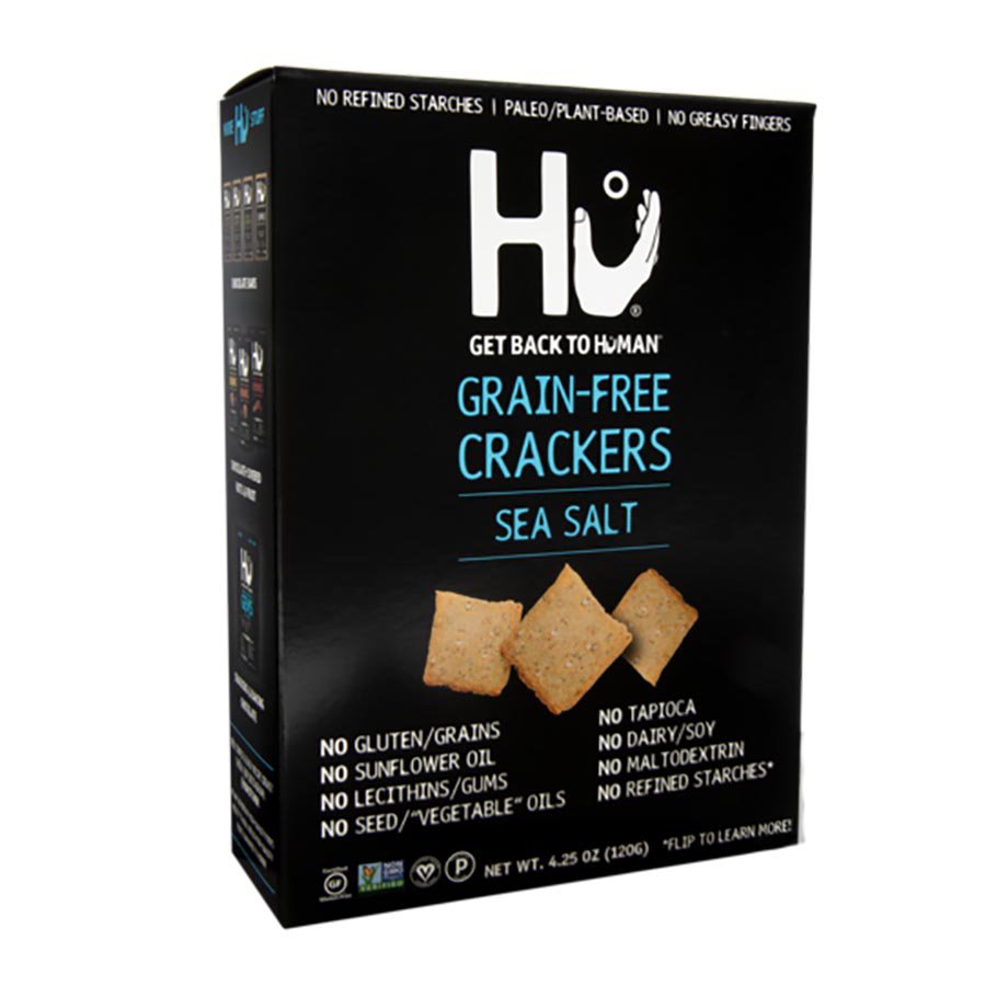 Hu Grain Free Sea Salt Crackers - Shop Crackers & breadsticks at H-E-B