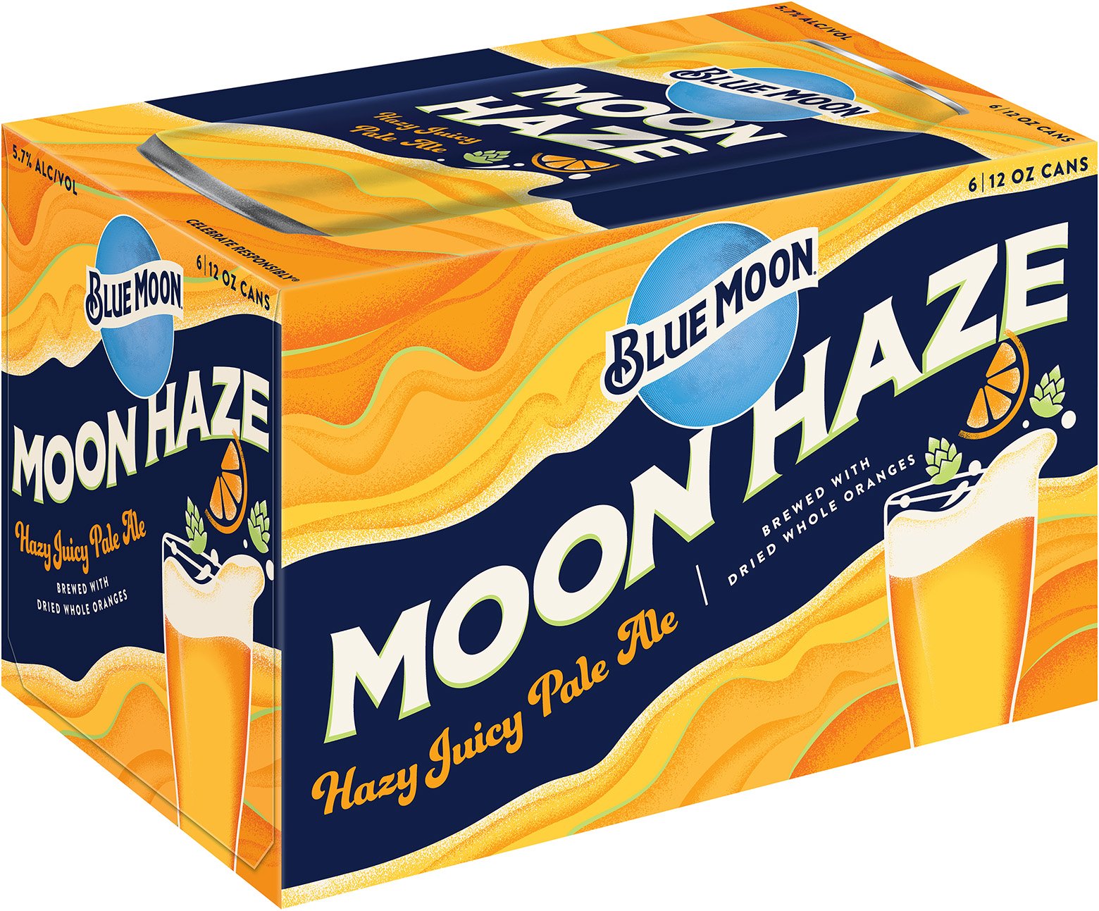 Blue Moon Haze Pale Ale Beer 12 oz Cans - Shop Beer & Wine at H-E-B