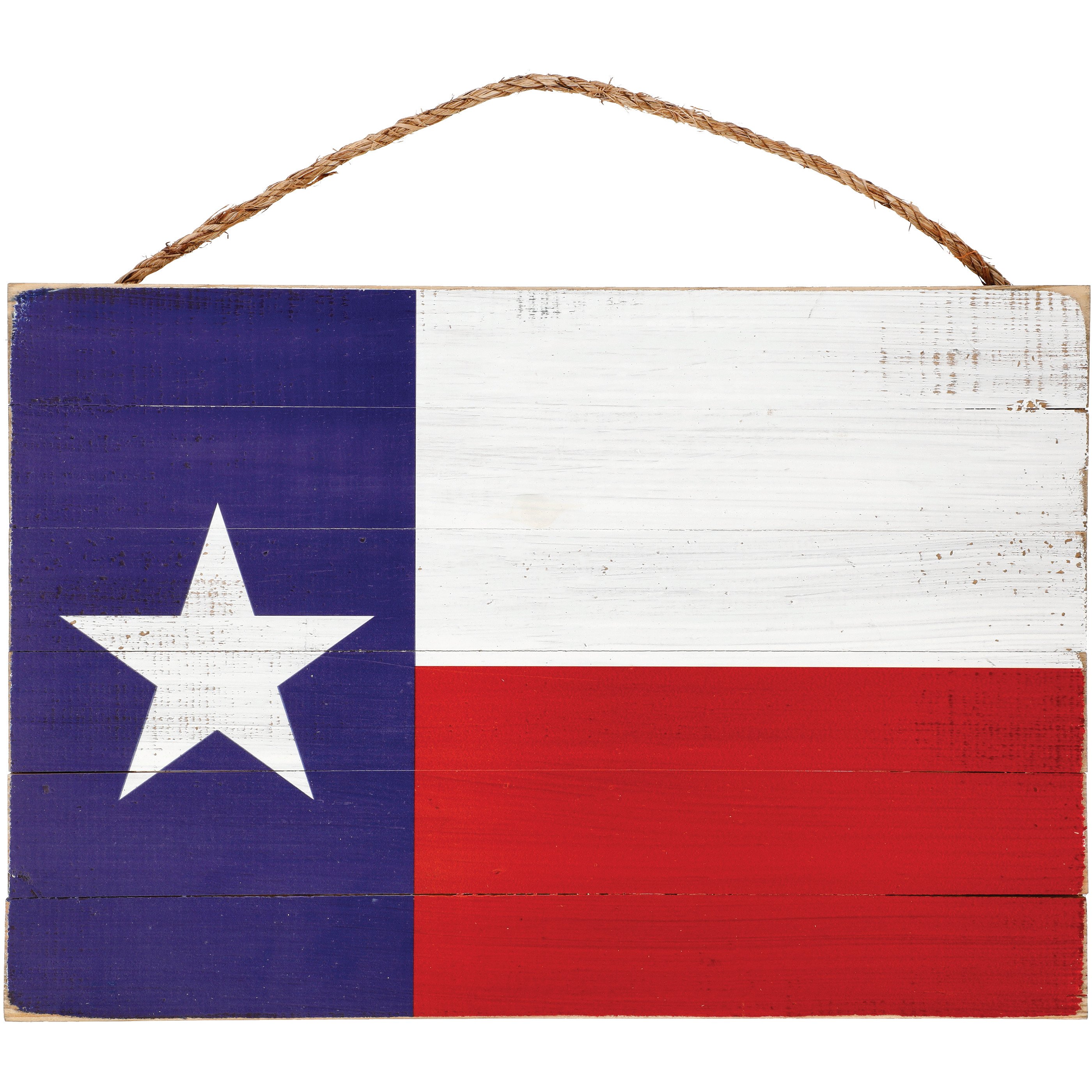 Texas Proud Small Texas Flag Hanging Wall Decor - Shop Seasonal decor ...