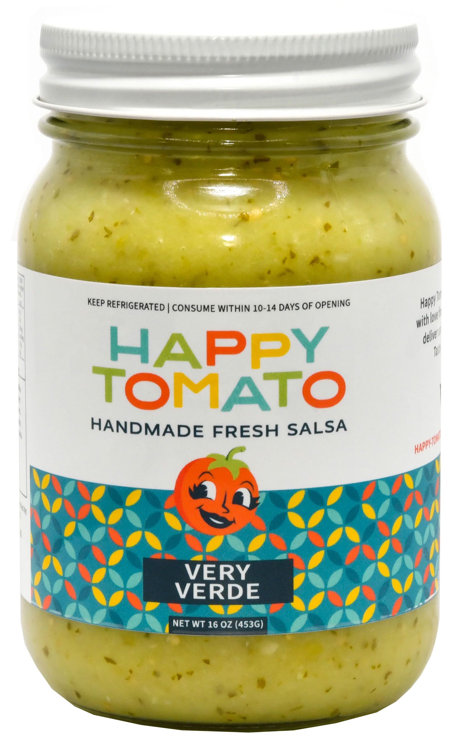 Happy Tomato Very Verde Handmade Fresh Salsa , 16 oz | Central Market ...