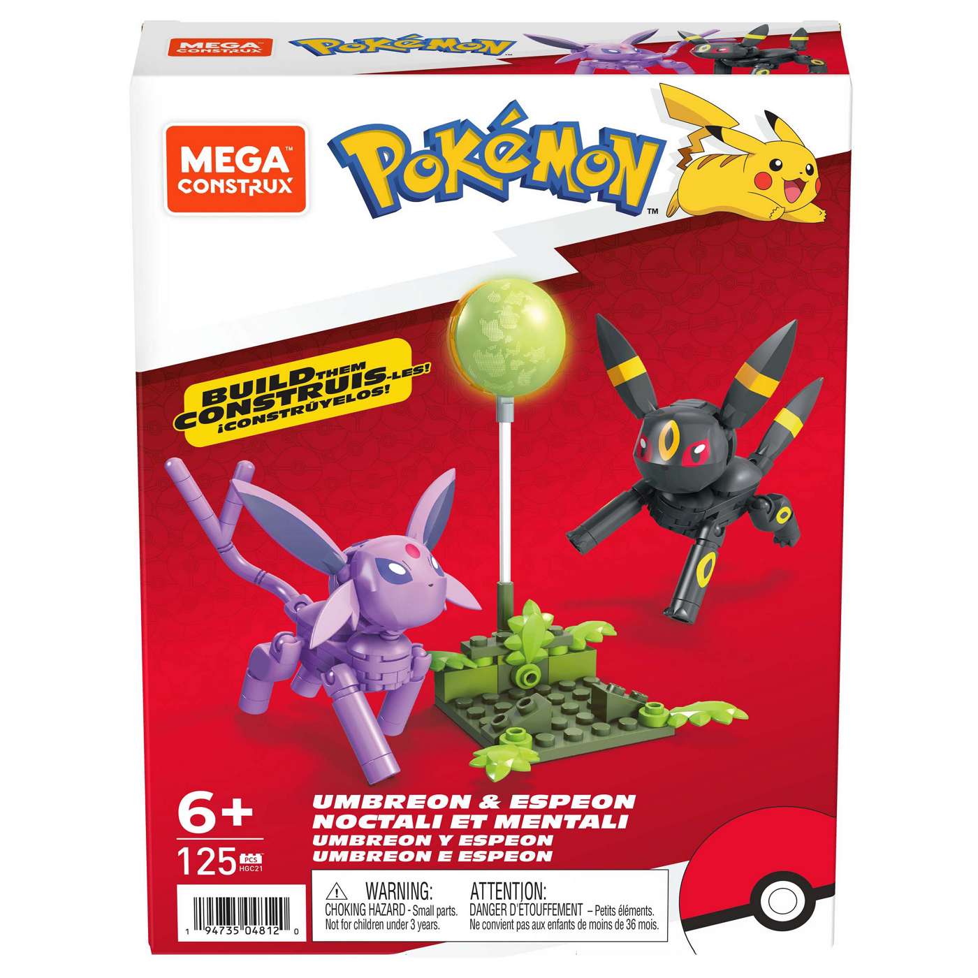 Mega Construx Pokemon Umbreon & Espeon Playset - Shop Lego & building ...