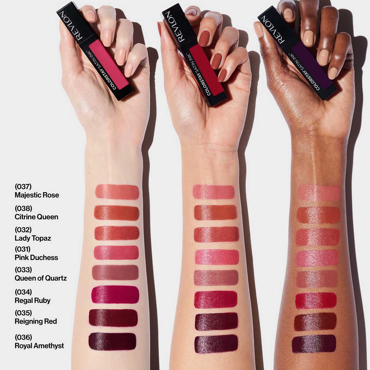 Revlon ColorStay Satin Ink Crown Jewels Liquid Lipstick, Regal Ruby ...