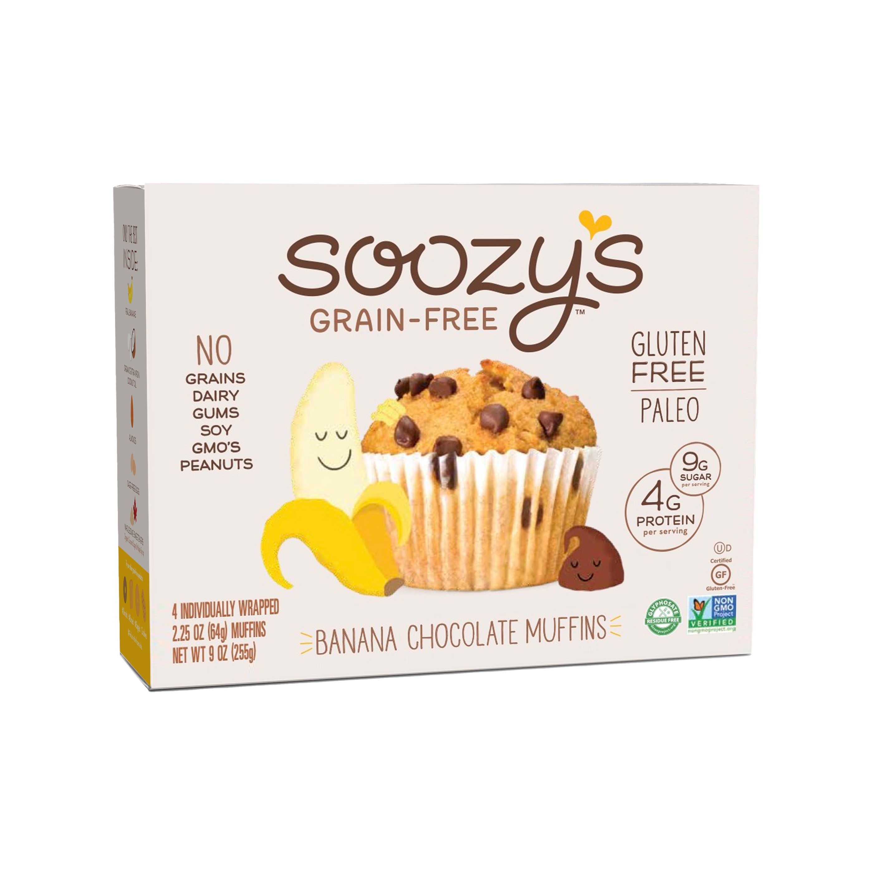 Soozy's Grain-Free Banana Chocolate Muffins - Shop Desserts & pastries ...