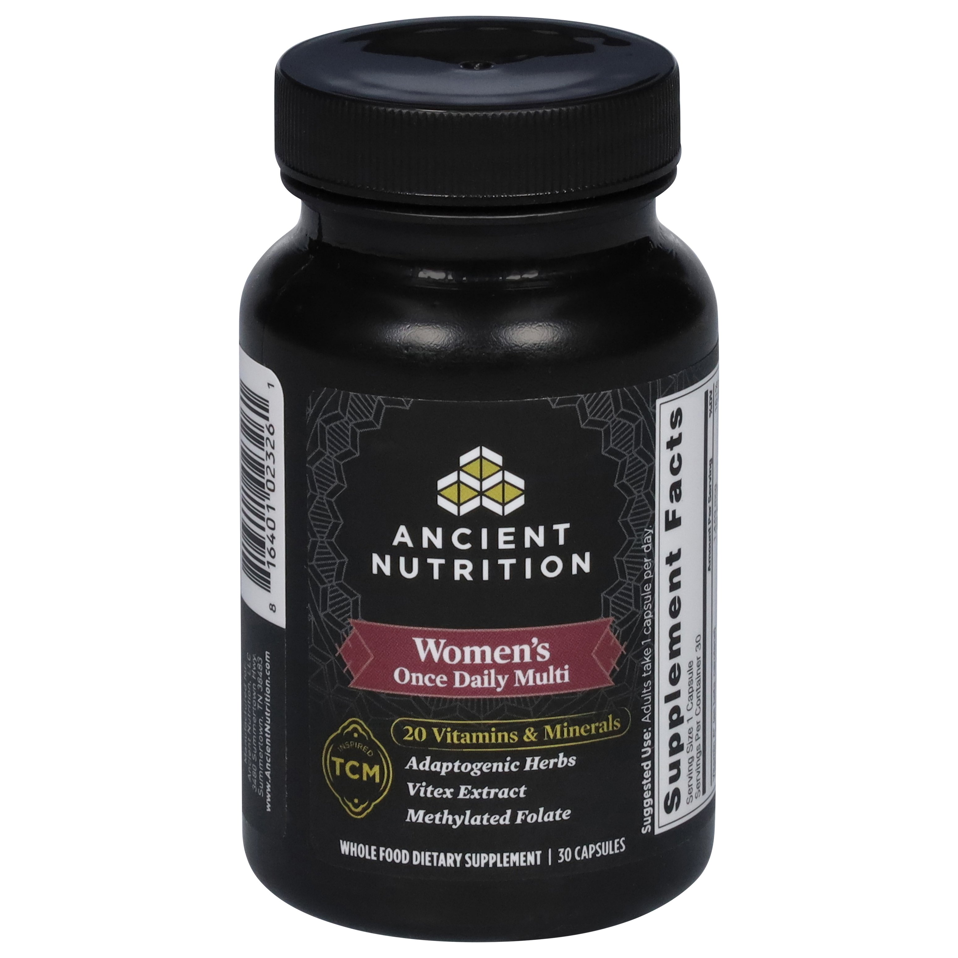 Ancient Nutrition Women's Once Daily Multivitamin Capsules, 30 ct ...