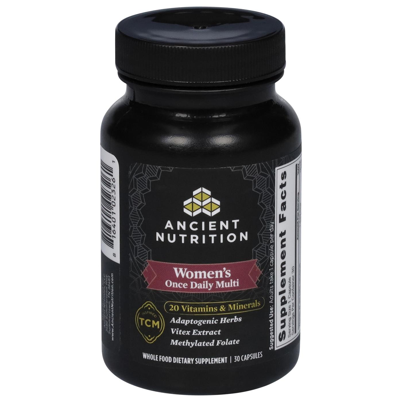 Ancient Nutrition Women's Once Daily Multivitamin Capsules - Shop Diet ...