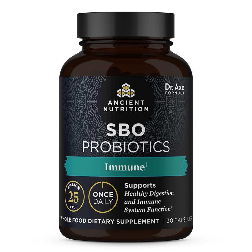 Ancient Nutrition SBO Probiotics Once Daily Immune Support Capsules ...