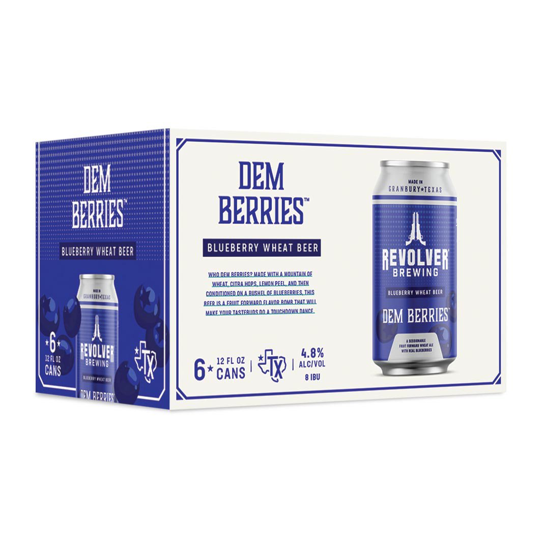 Revolver Dem Berries Blueberry Wheat Beer 12 oz Cans - Shop Beer at H-E-B