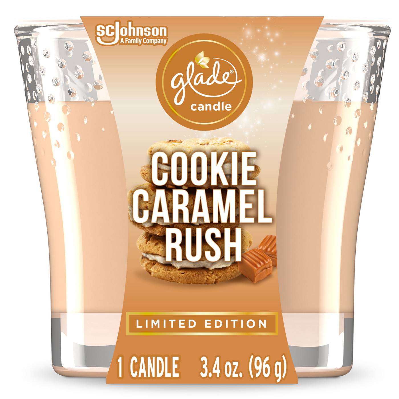 Glade Cookie Caramel Rush Holiday Candle - Shop Candles at H-E-B