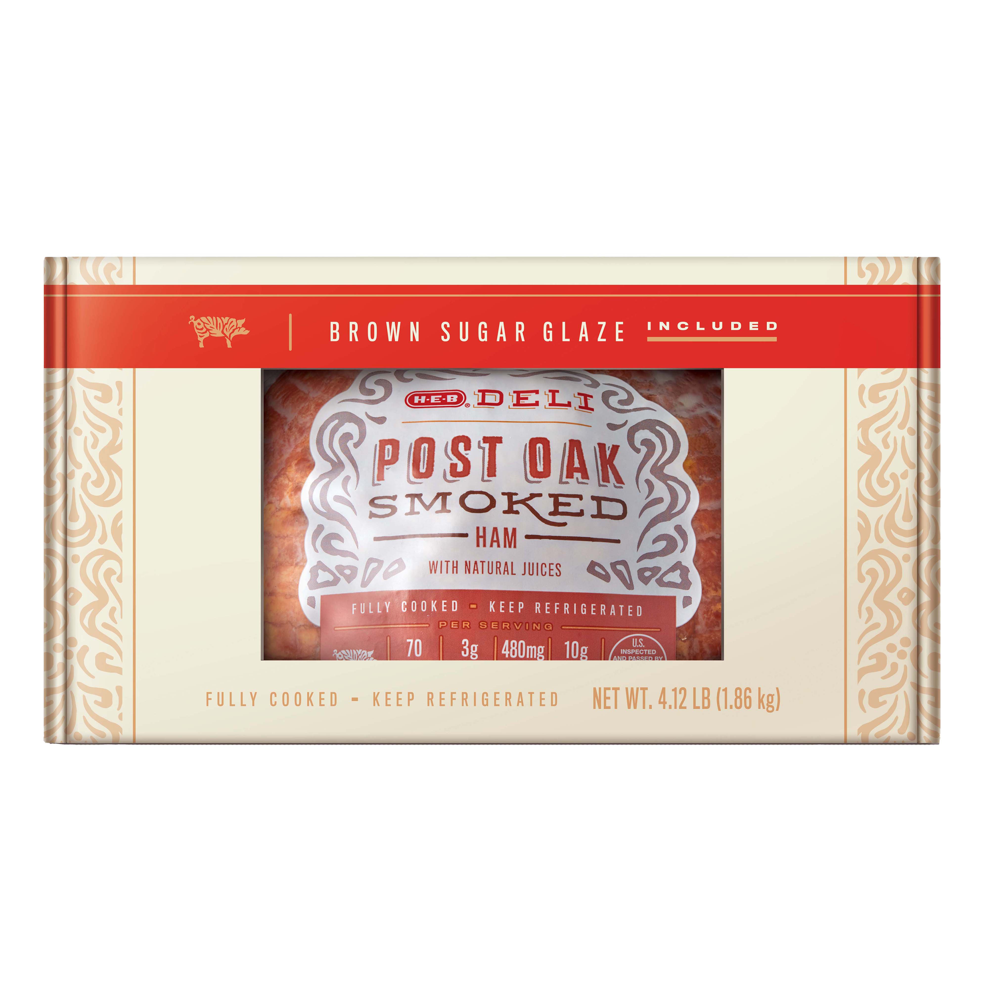H-E-B Post Oak Smoked Holiday Ham & Brown Sugar Gift Box - Shop Meat at ...