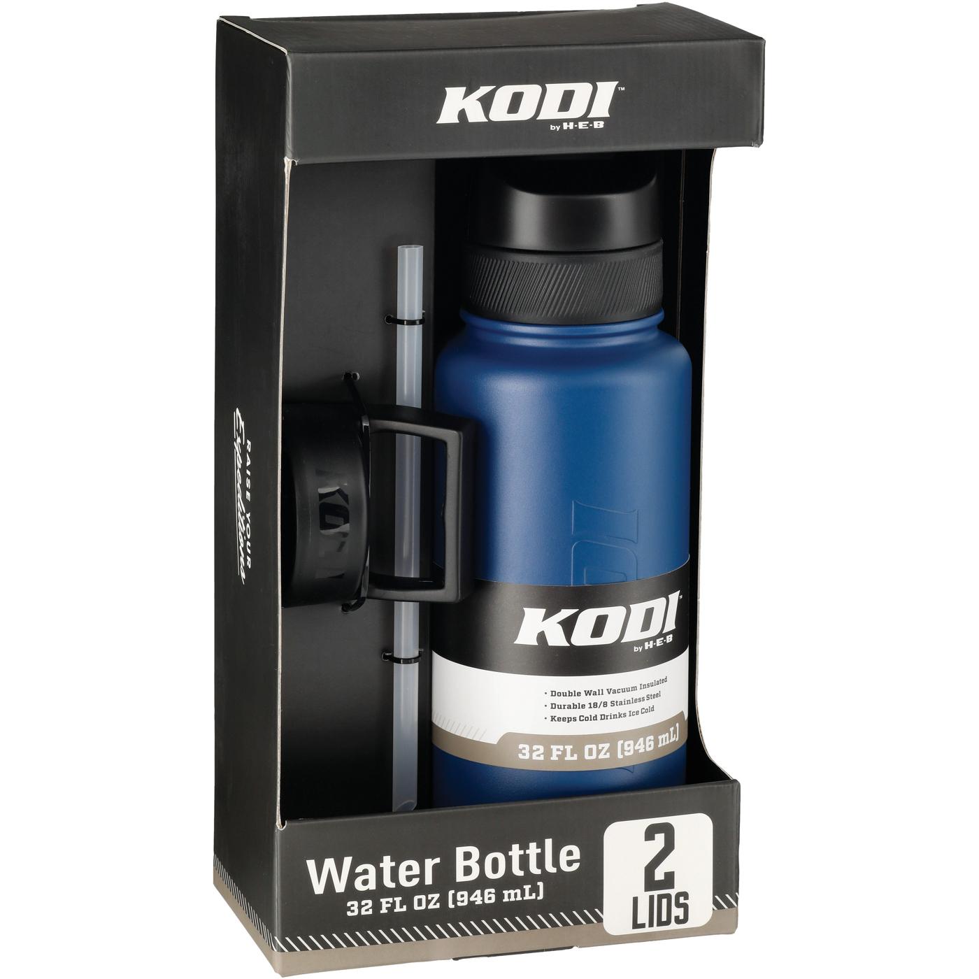 KODI by H-E-B Stainless Steel Water Bottle - Matte Navy - Shop Travel ...