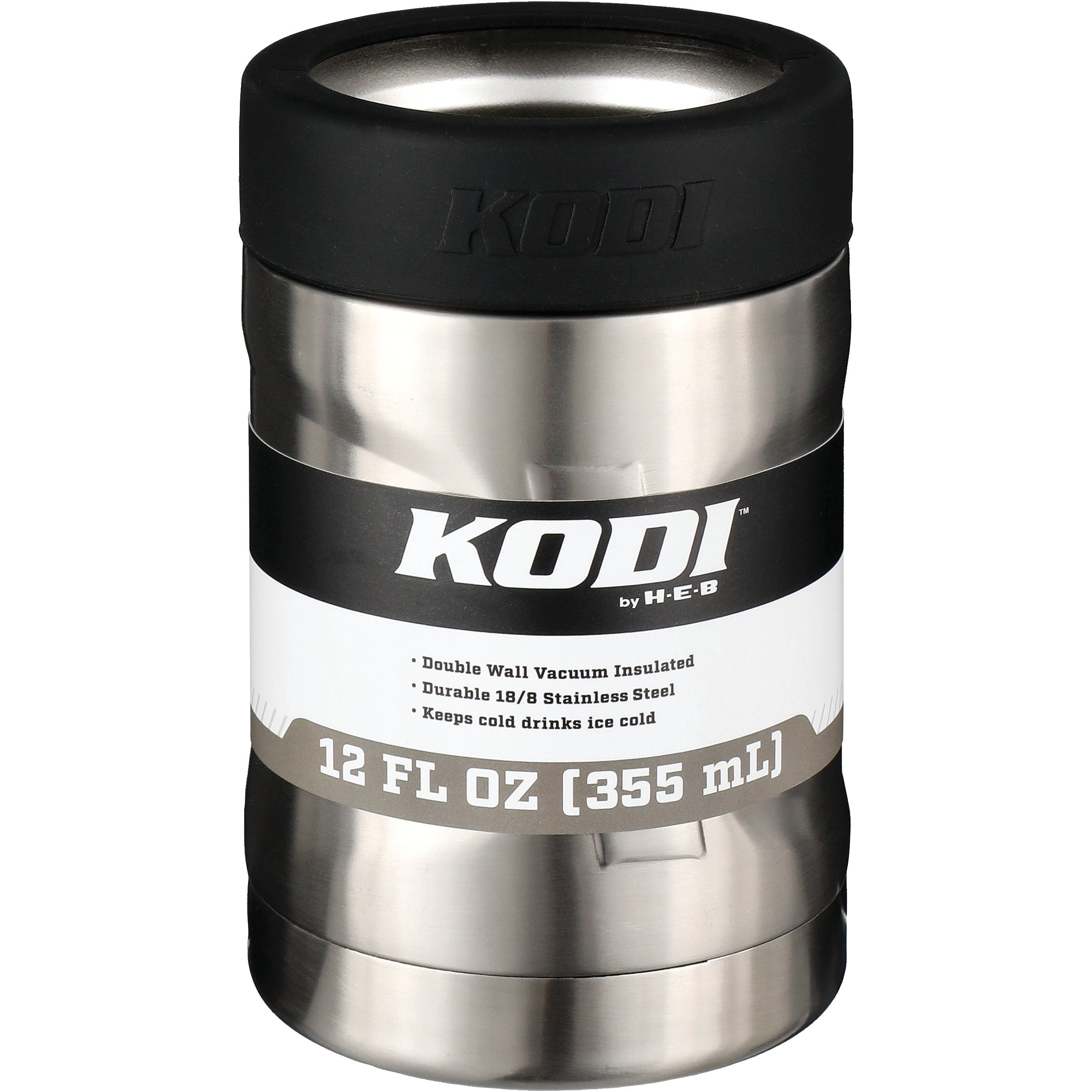 KODI by H-E-B Stainless Steel Regular Can Insulator - Shop Insulators ...