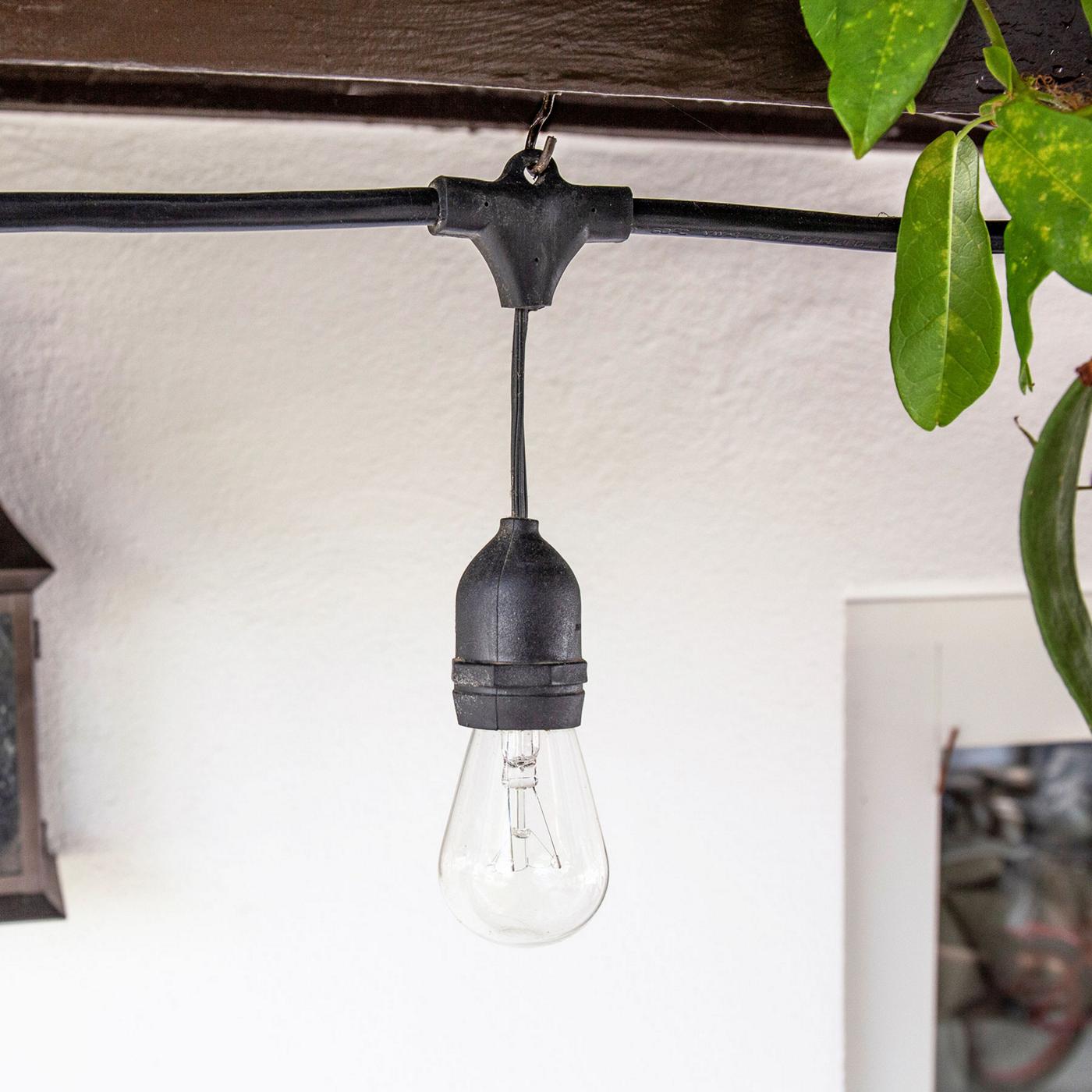 Simple Living Solutions ProDec Patio Lights Screw-In Hooks - Black ...