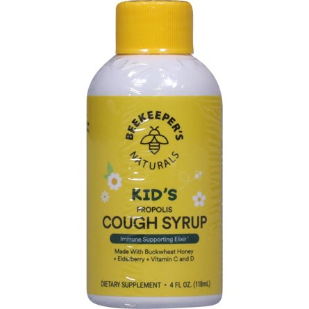 Beekeeper's Naturals Kids' Propolis Cough Syrup, 4 fl oz | Central ...
