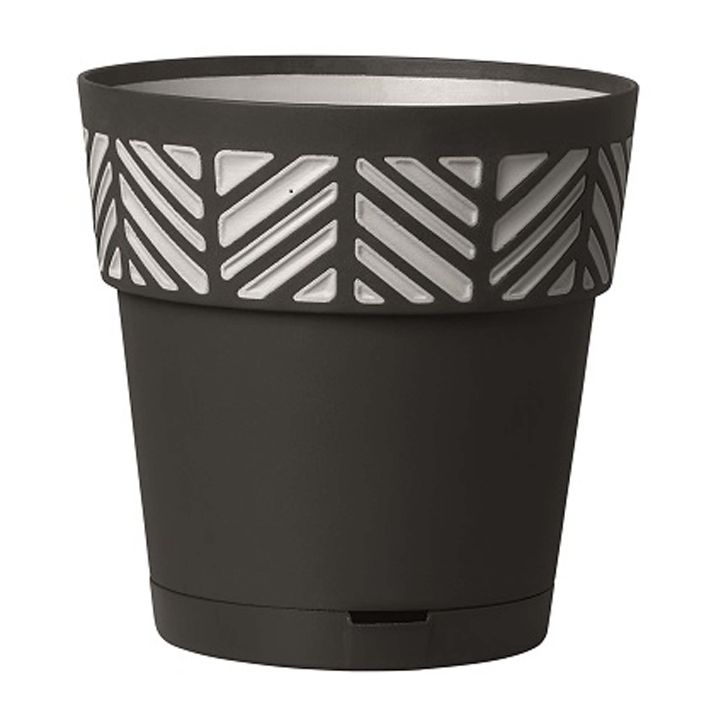 Marshall Pottery Deroma Mosaic Resin Planter in Gray/White - Shop Pots ...