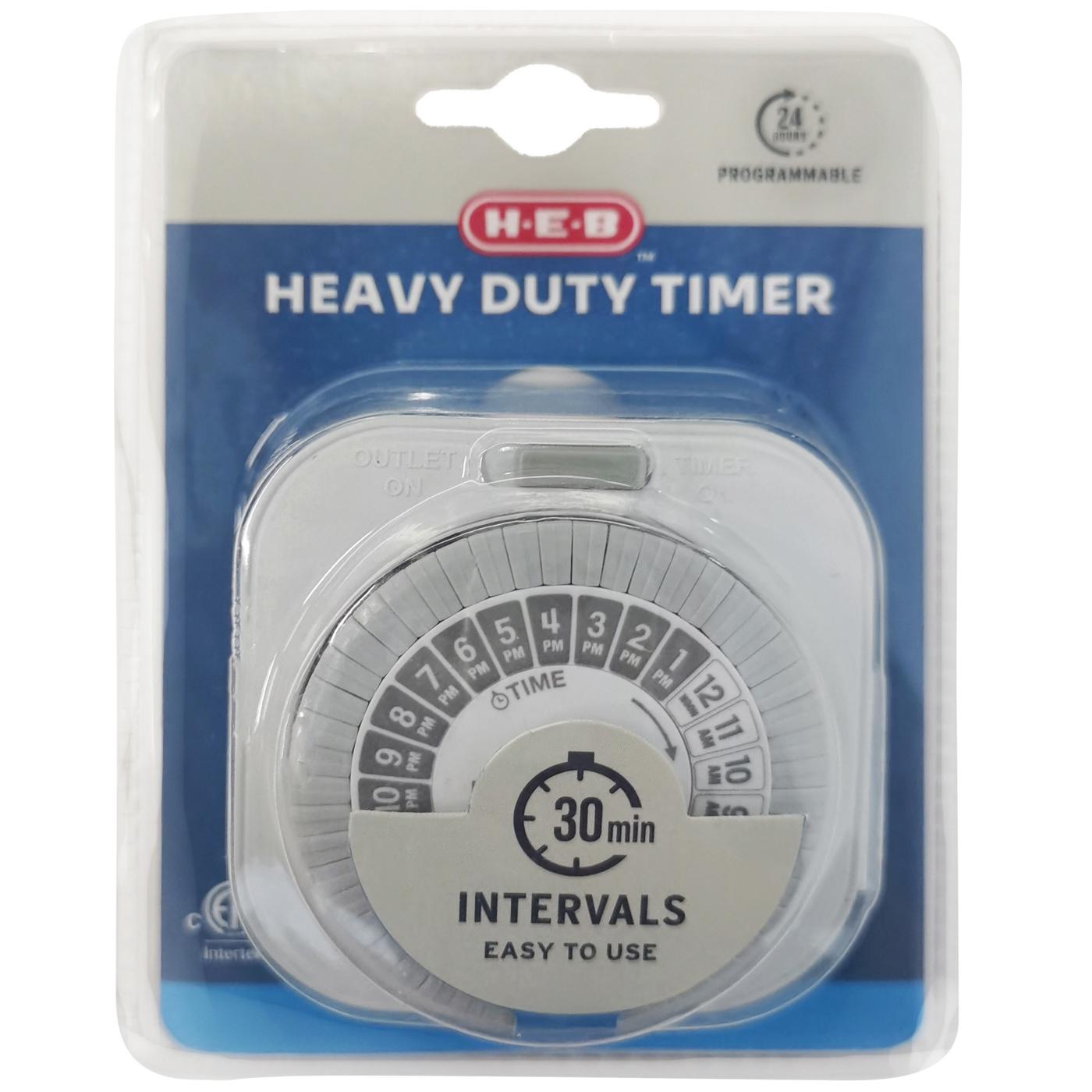 H-E-B Heavy Duty Programmable Timer - Shop Extension cords at H-E-B