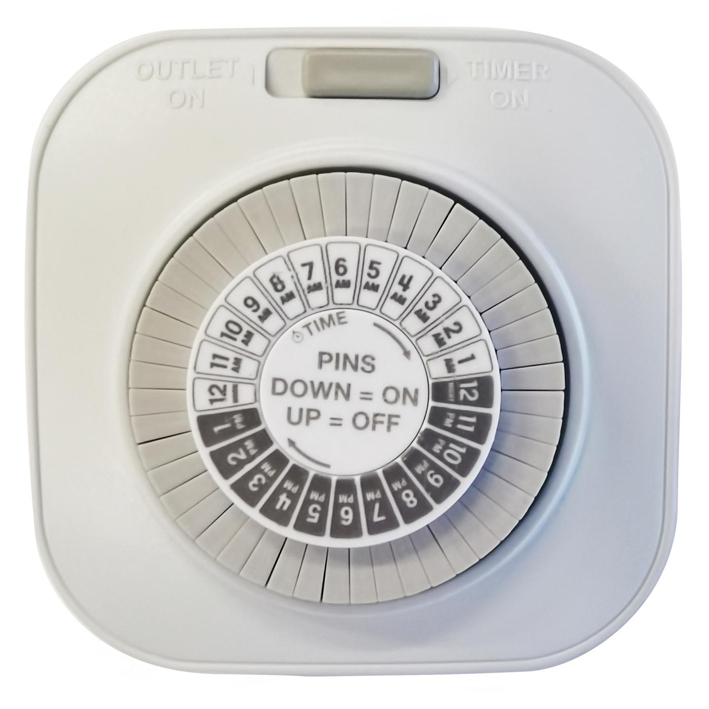 H-E-B Heavy Duty Programmable Timer - Shop Extension cords at H-E-B