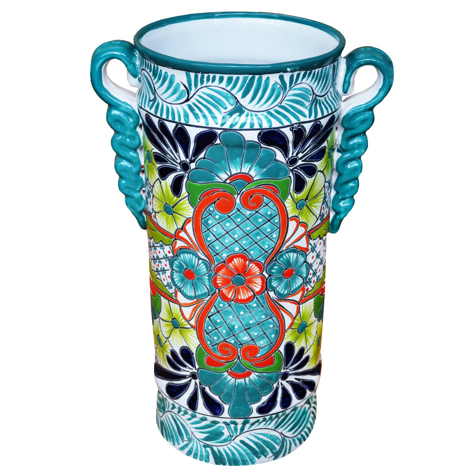 Blue Orange Pottery Turquesa Planter - Shop Pots & planters at H-E-B