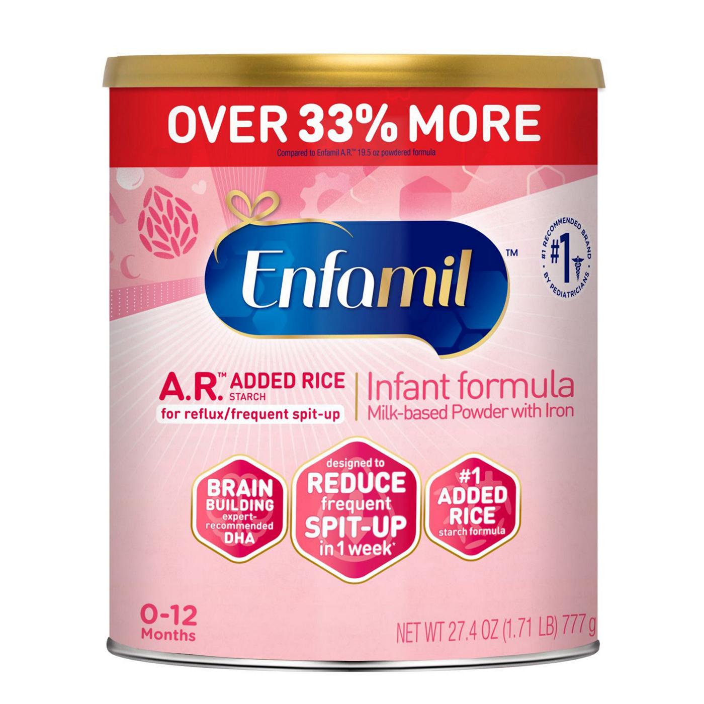 Enfamil A.R. Milk-Based Powder Infant Formula with Iron - Shop Formula ...