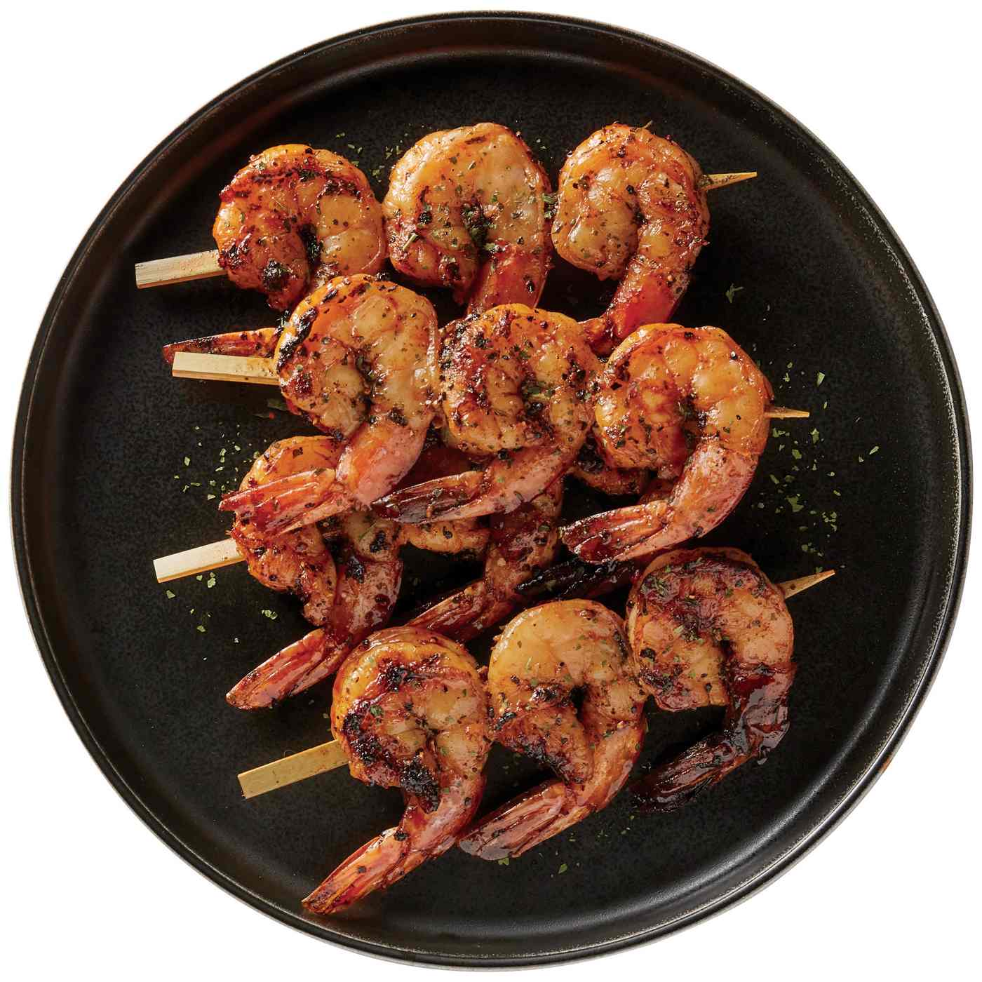 H-E-B Fish Market Marinated Shrimp Skewers - Smoky BBQ - Shop Shrimp ...