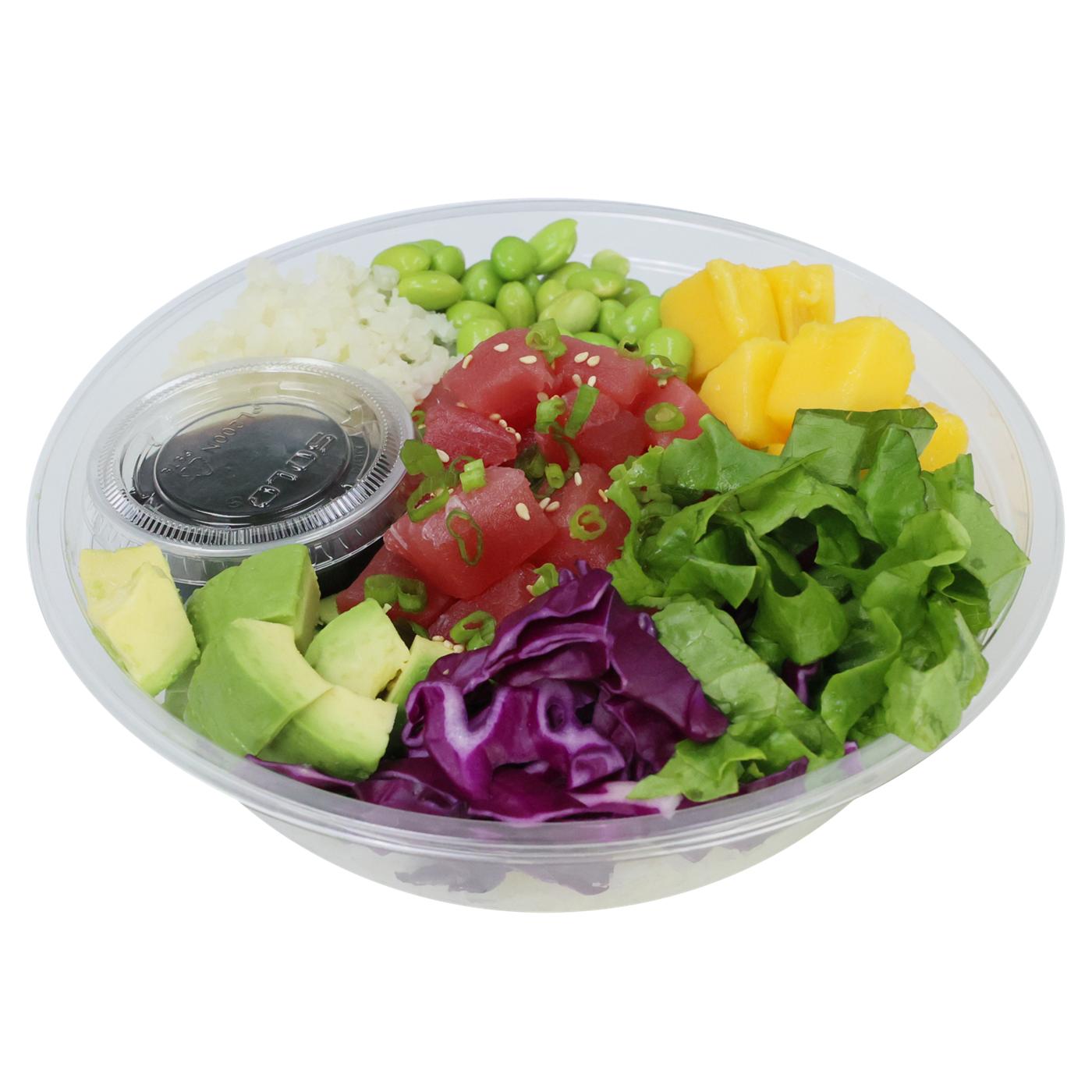 H-E-B Sushiya Tuna Poke Bowl with Riced Cauliflower & Original Sauce ...
