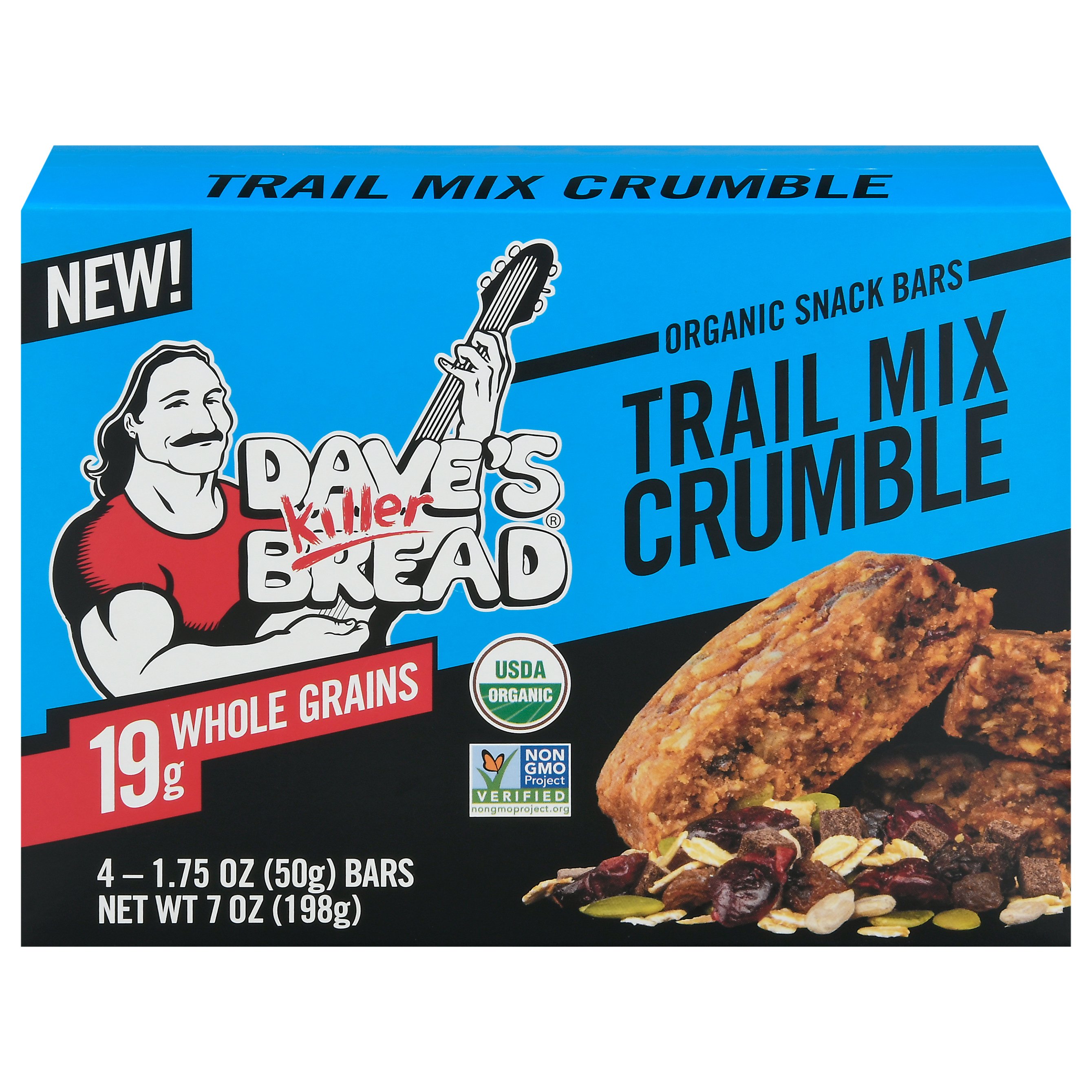 Dave's Killer Bread Trail Mix Crumble Organic Snack Bars - Shop Sliced ...
