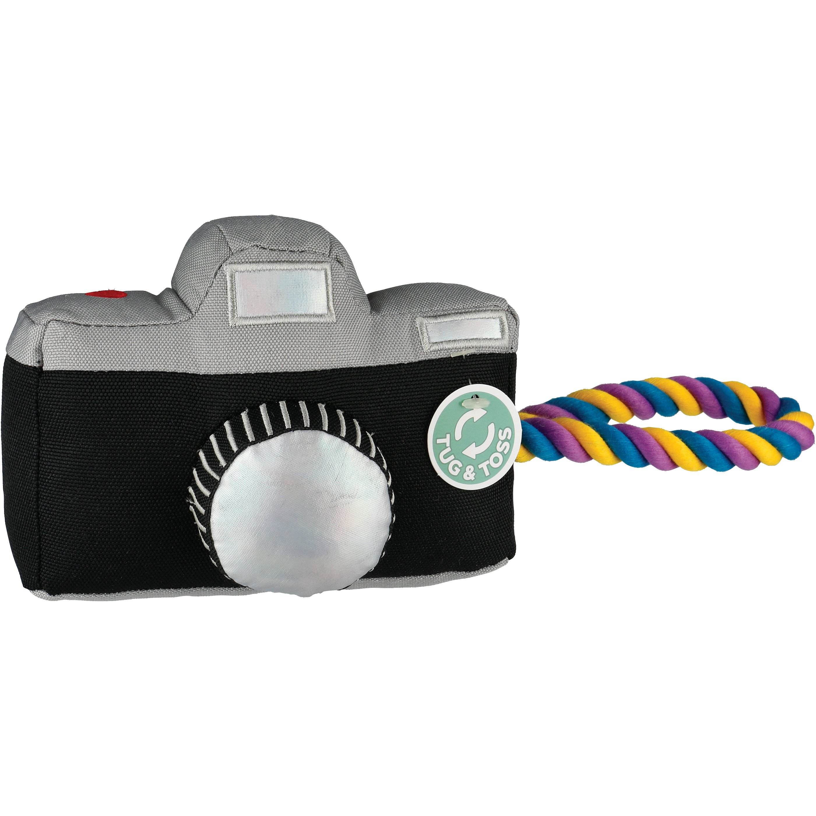 Woof and Whiskers Plush Dog Toy - Camera - Shop Plush Toys at H-E-B