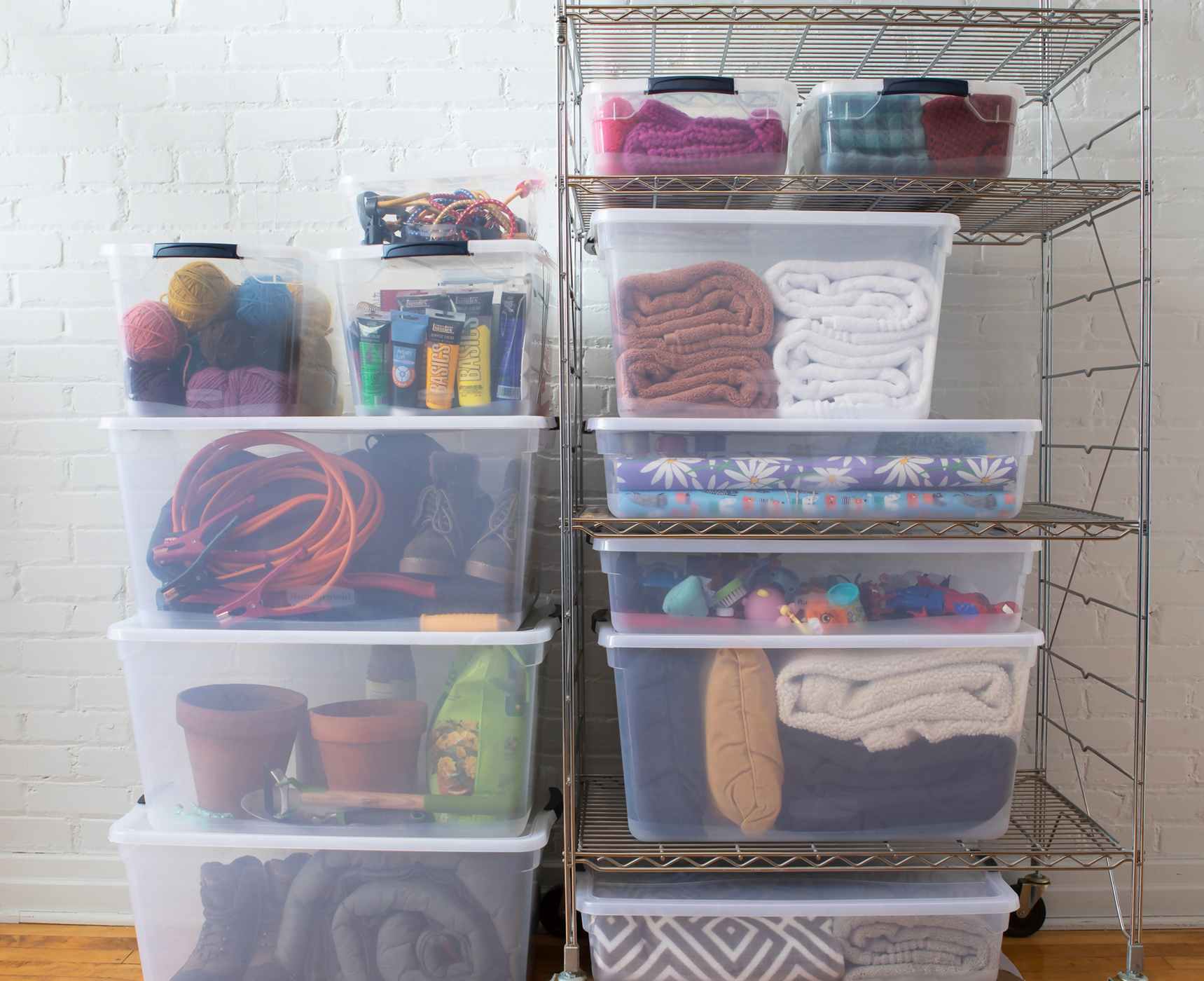 Rubbermaid Cleverstore Latching Storage Box - Shop Storage bins at H-E-B