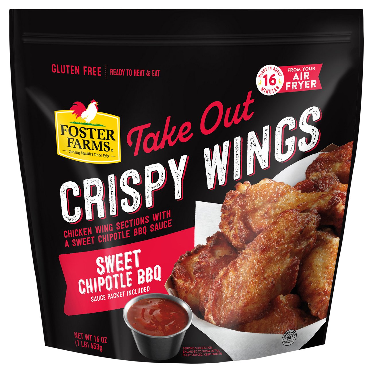 Foster Farms Sweet Chipotle BBQ Take Out Wings - Shop Chicken at H-E-B