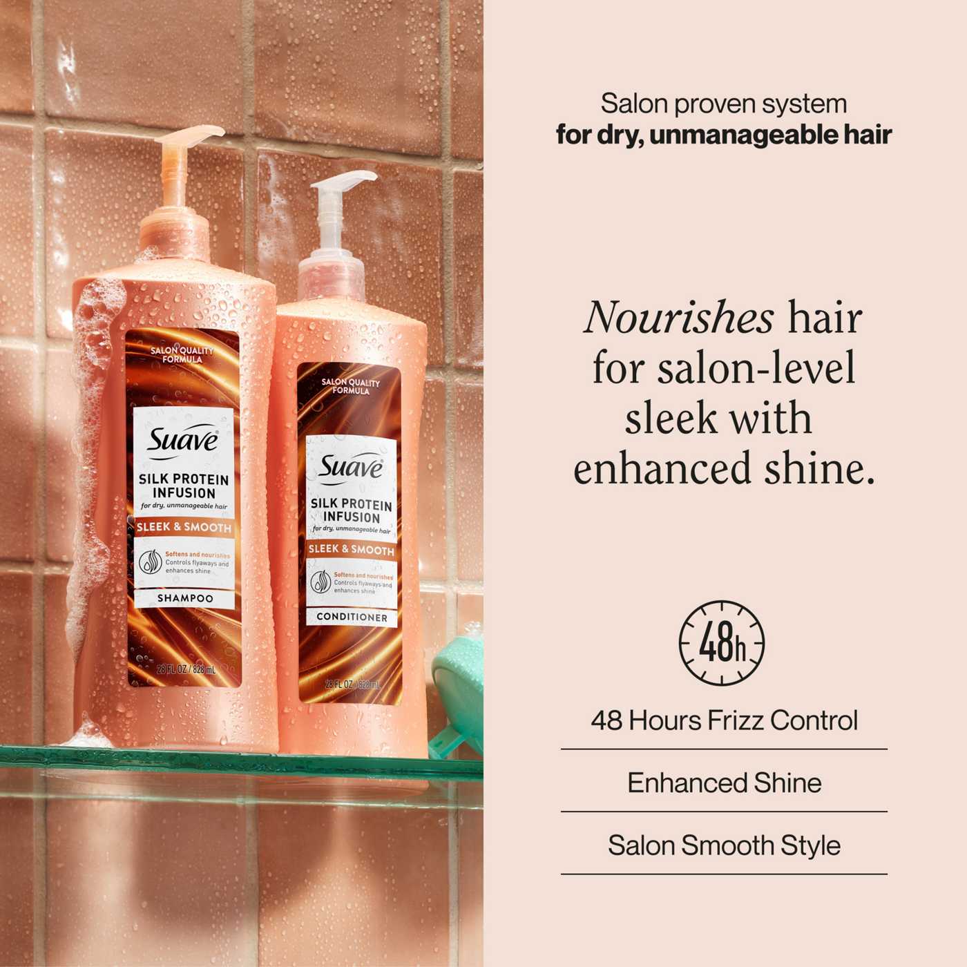 Suave Silk Protein Infusion Silver Conditioner - Shop Shampoo ...