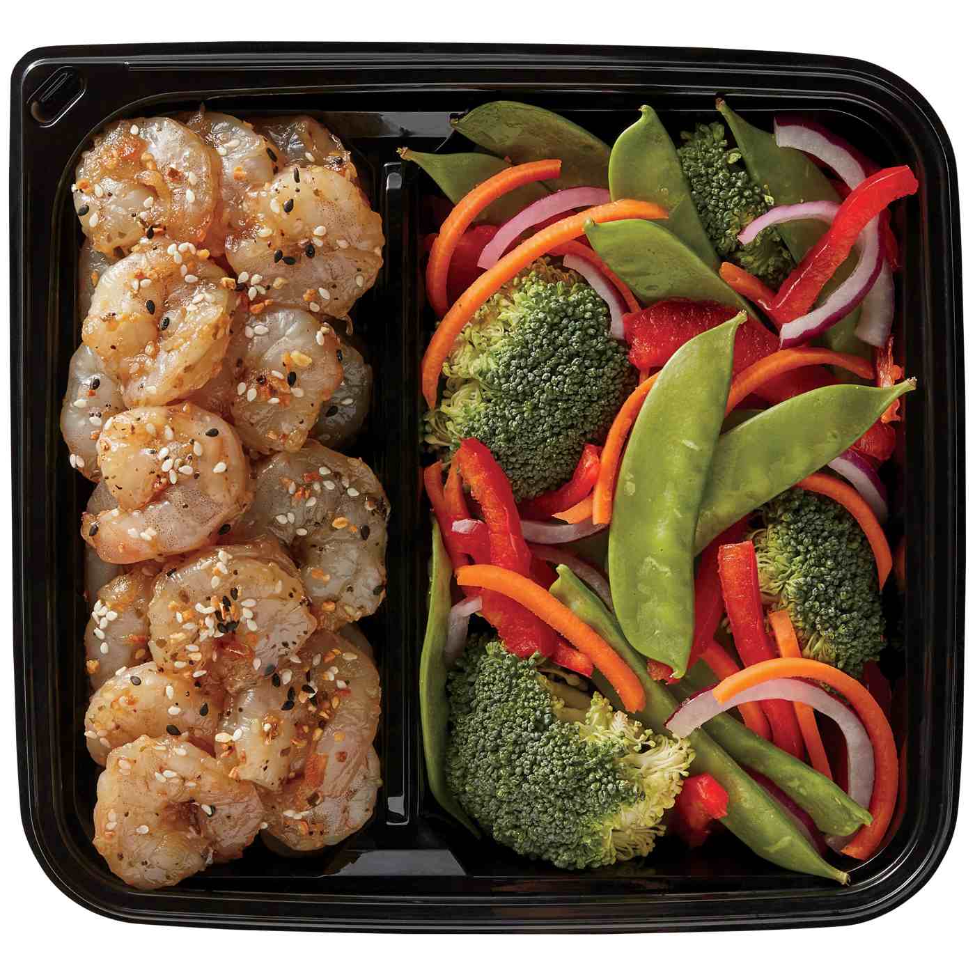 H-E-B Fish Market Stir Fry Kit - Teriyaki Shrimp & Vegetables - Shop ...