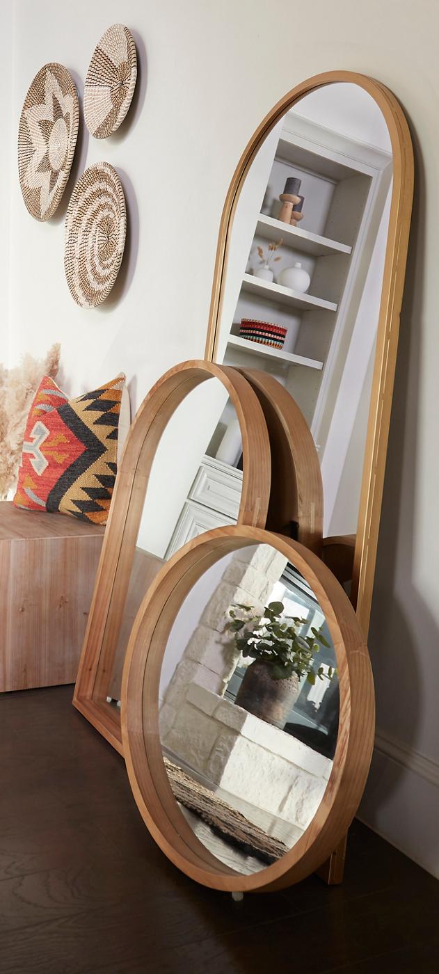 Haven + Key Decorative Arched Mirror in Wood Trim - Shop Seasonal decor ...