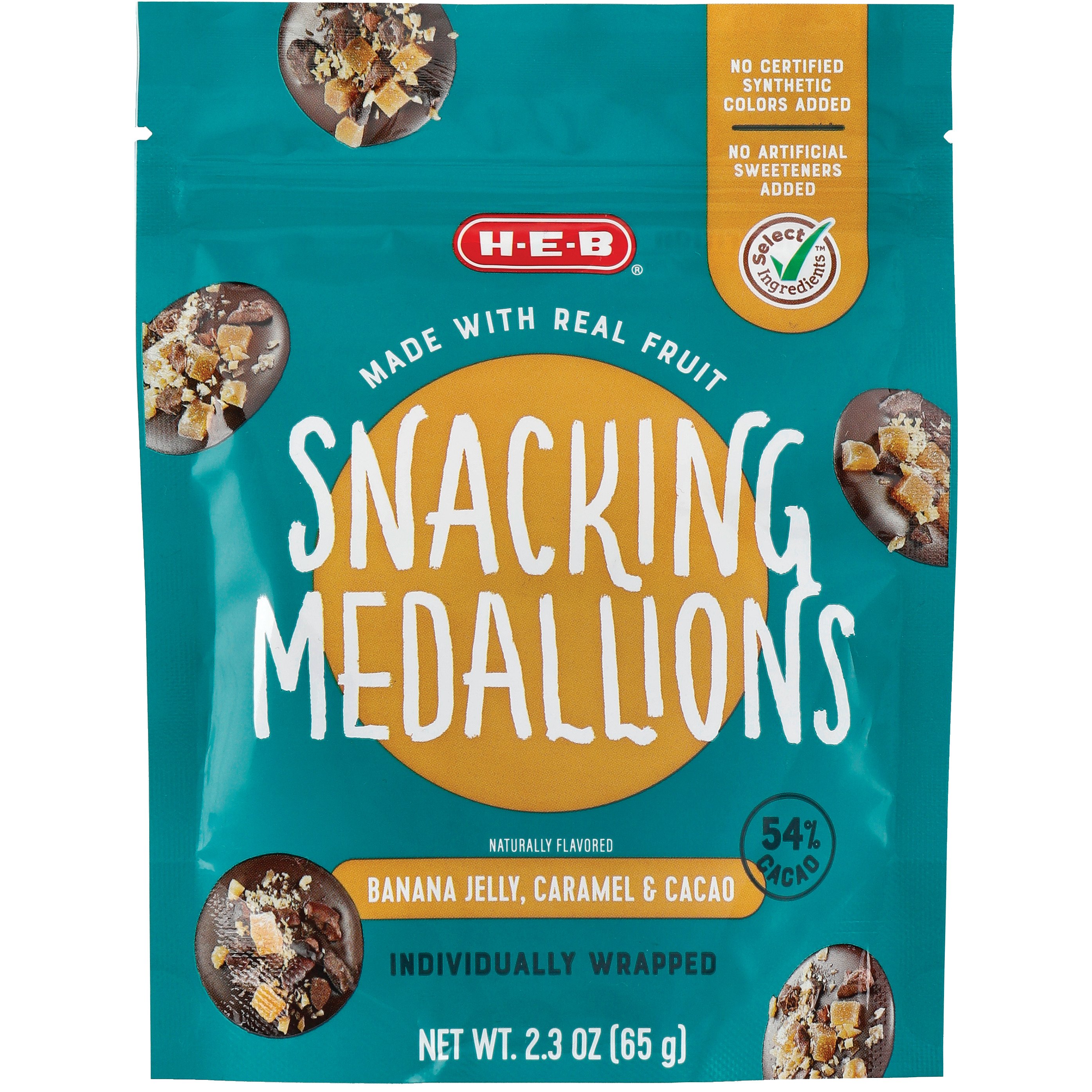H-E-B Select Ingredients Banana & Caramel Snacking Medallions - Shop ...