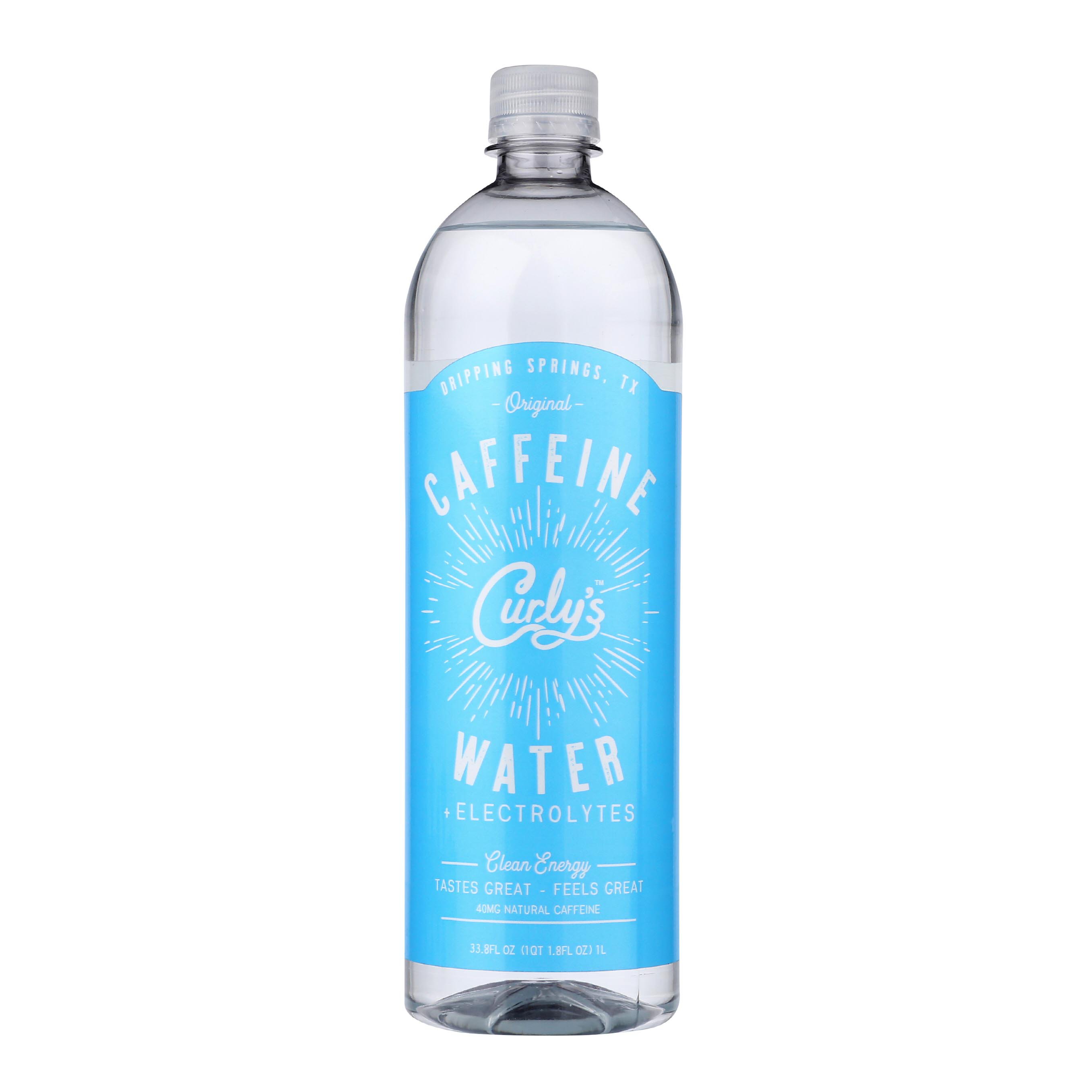 Curly's Caffeine Water - Shop Water at H-E-B
